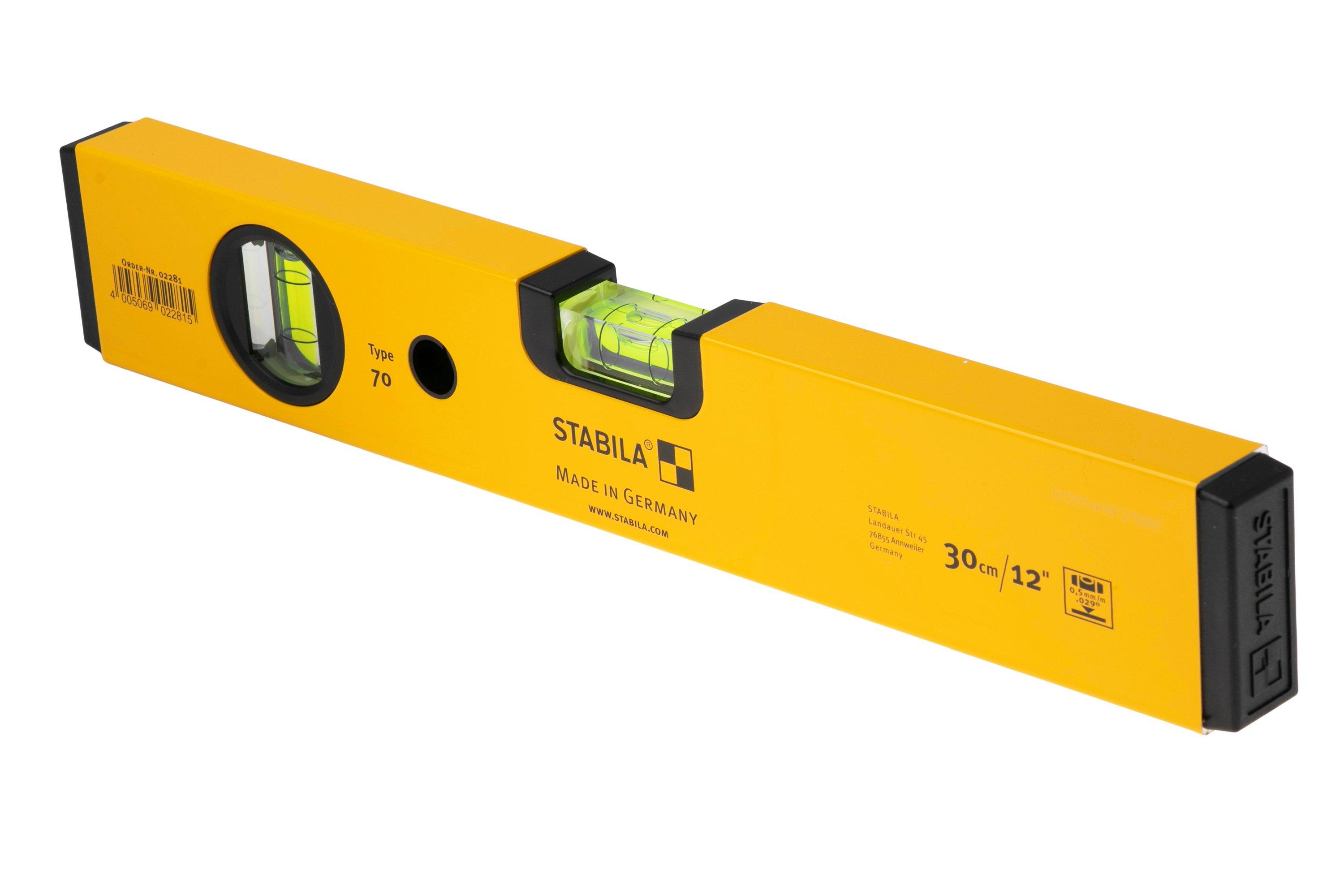 Stabila Level Type 70 02281 aluminium spirit level, 30 cm ...