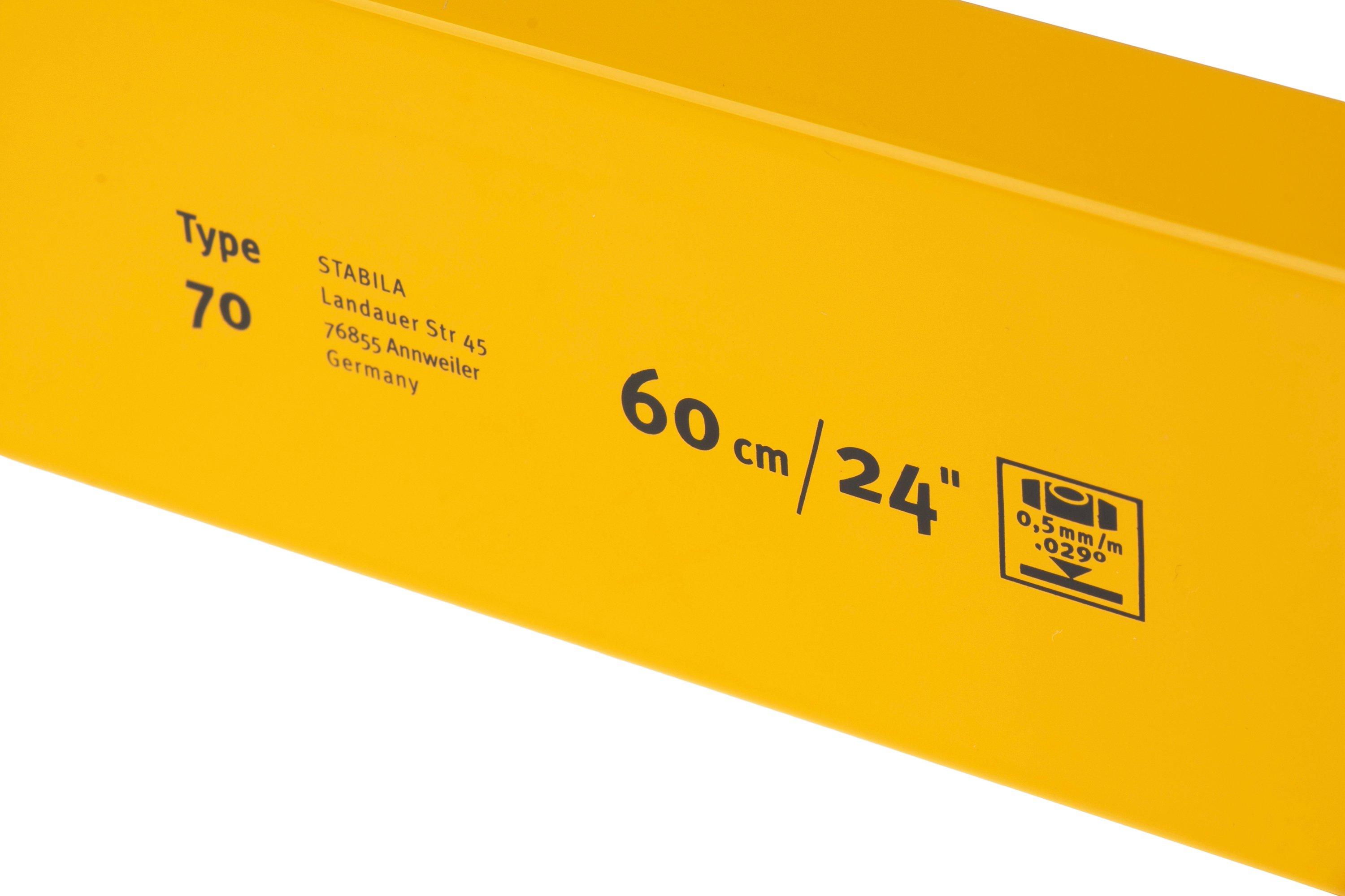 Stabila Level Type 70 02284 aluminium spirit level, 60 cm ...