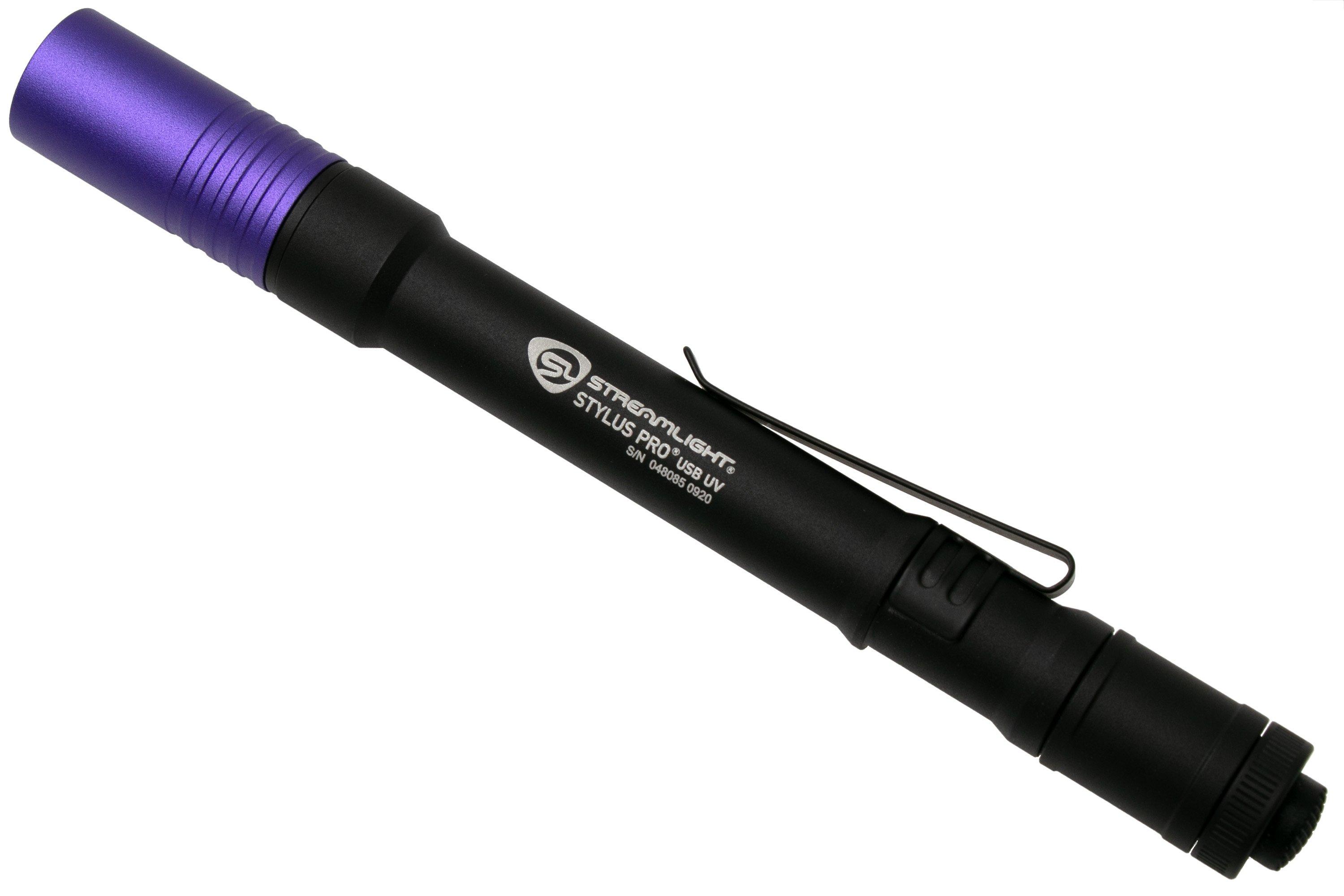 Streamlight Stylus Pro 66149 USB-rechargeable UV-flashlight ...