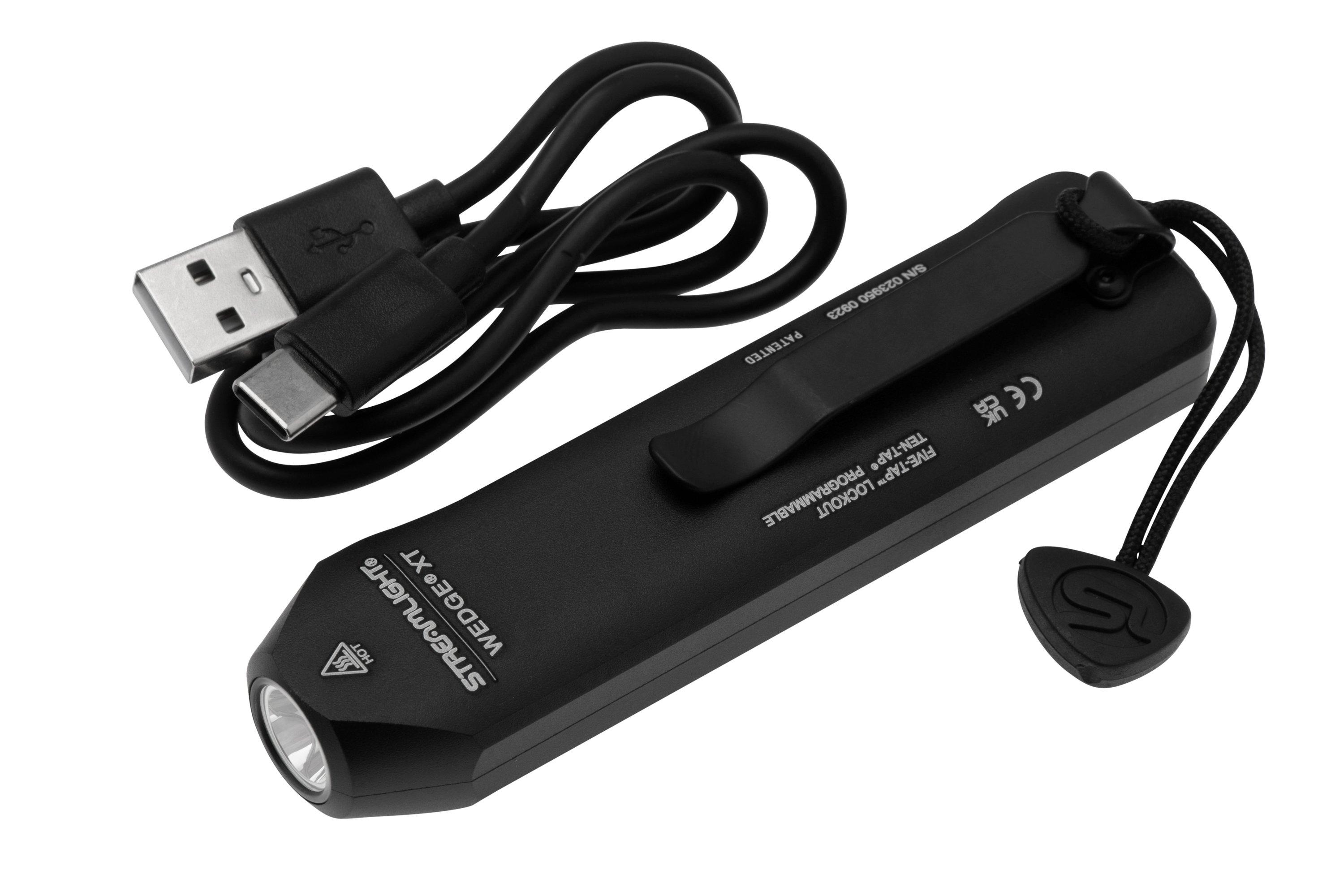 Streamlight Wedge XT Black 88812, rechargeable flashlight, 500 lumens ...