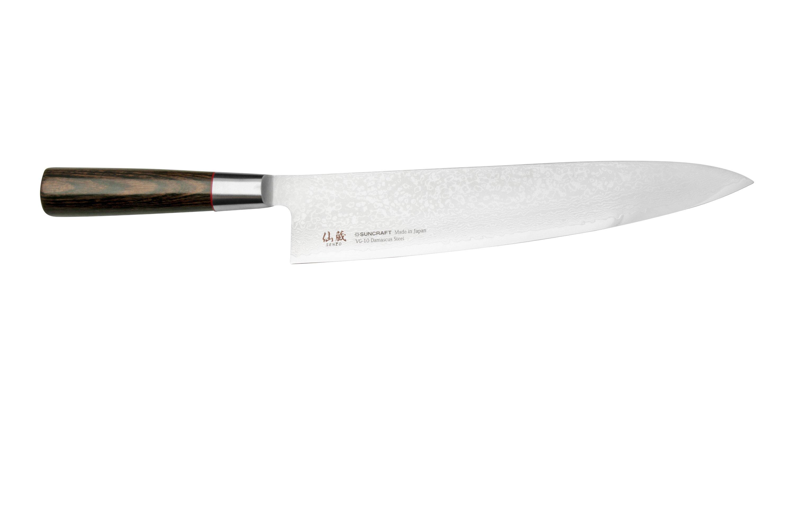 Suncraft Senzo Classic ID-06 chef's knife 24cm | Advantageously ...