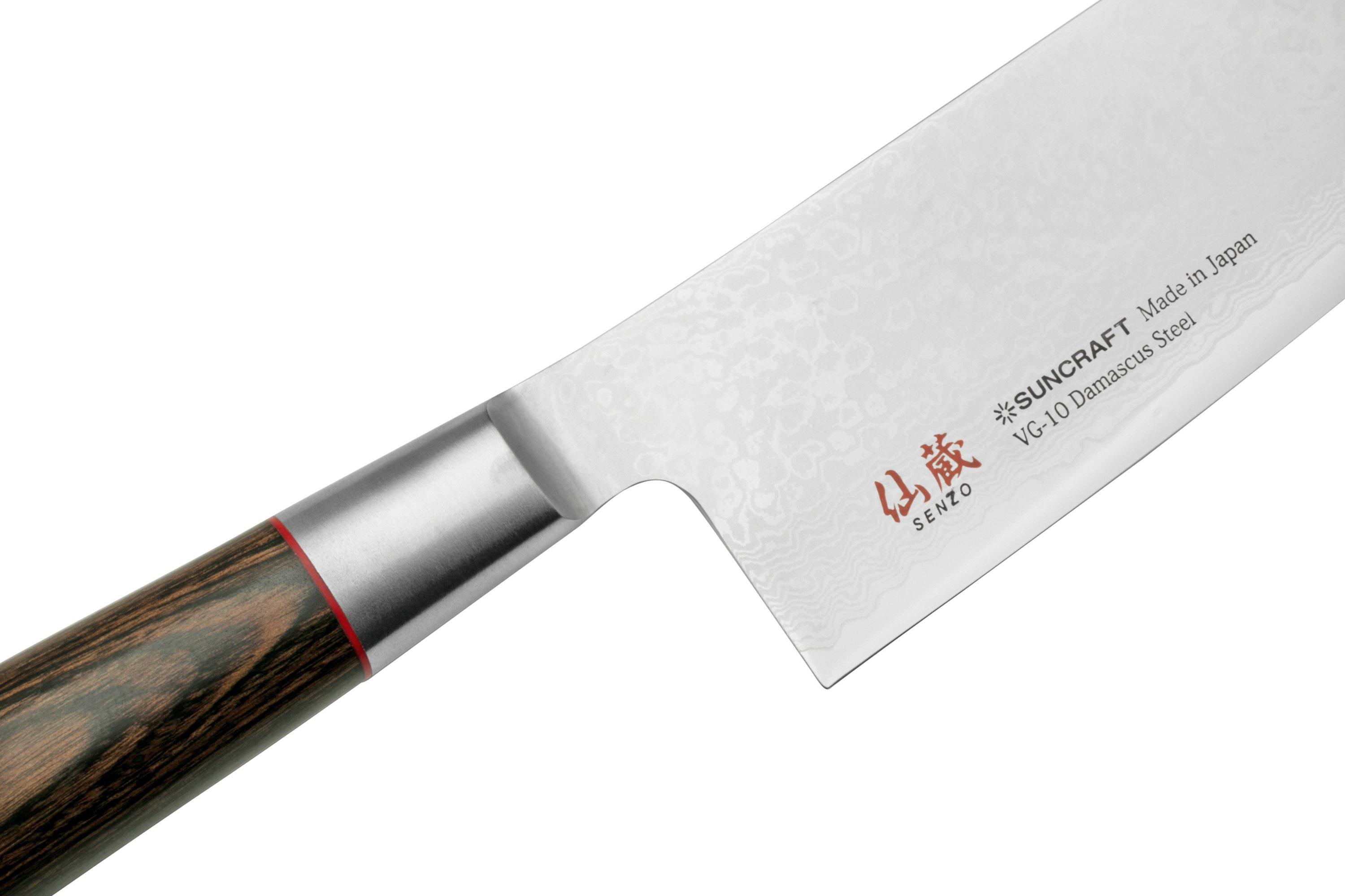 Suncraft Senzo Classic ID-06 chef's knife 24cm | Advantageously ...
