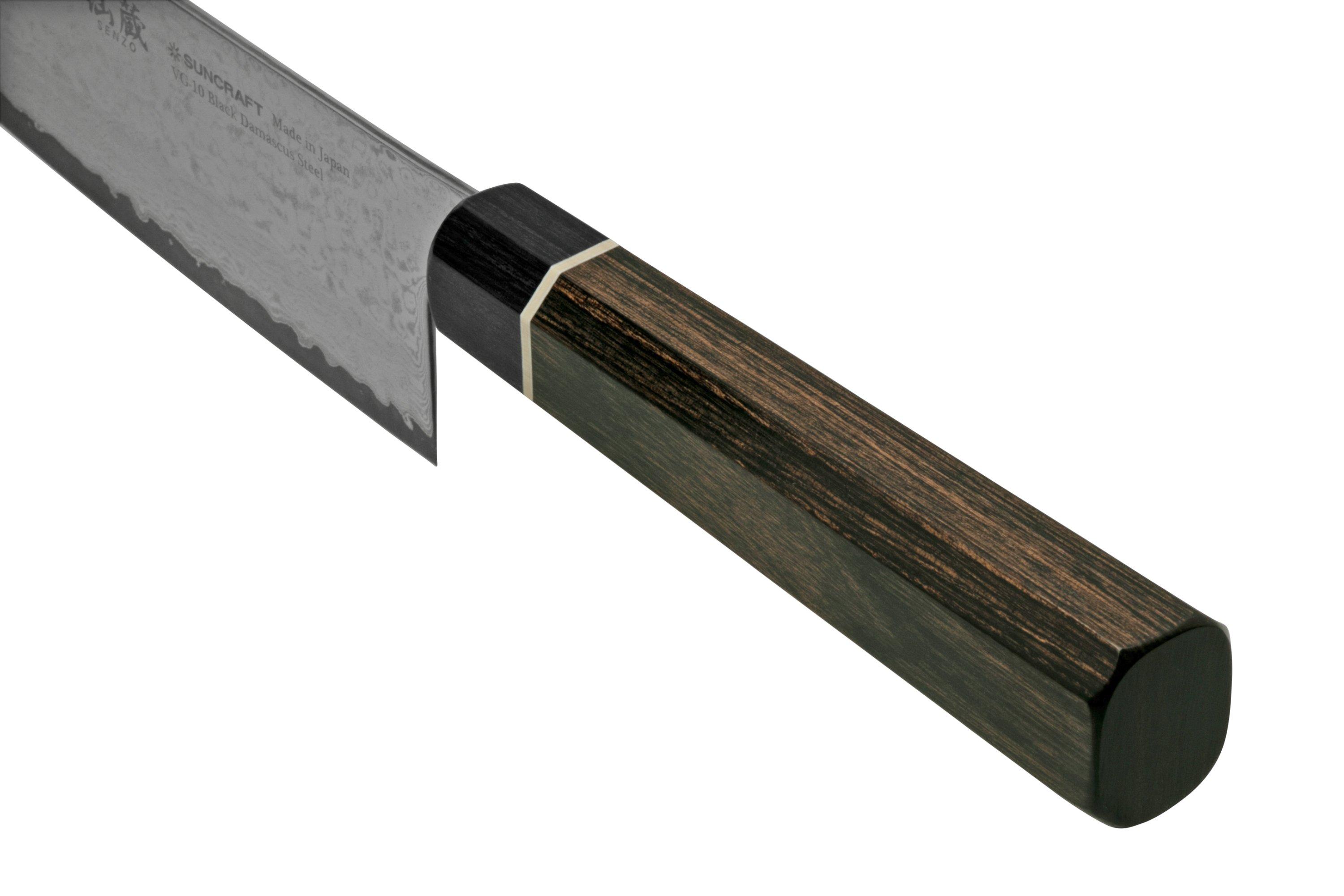 Suncraft Senzo Black BD-04 santoku 16.5 cm | Advantageously shopping at ...