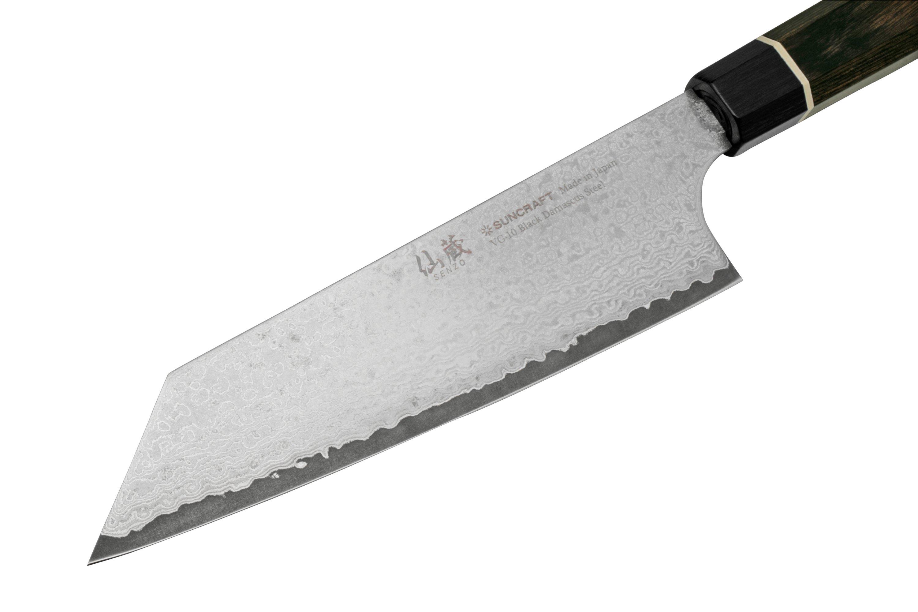Suncraft Senzo Black BD-08 bunka chef's knife 16.5 cm | Advantageously ...