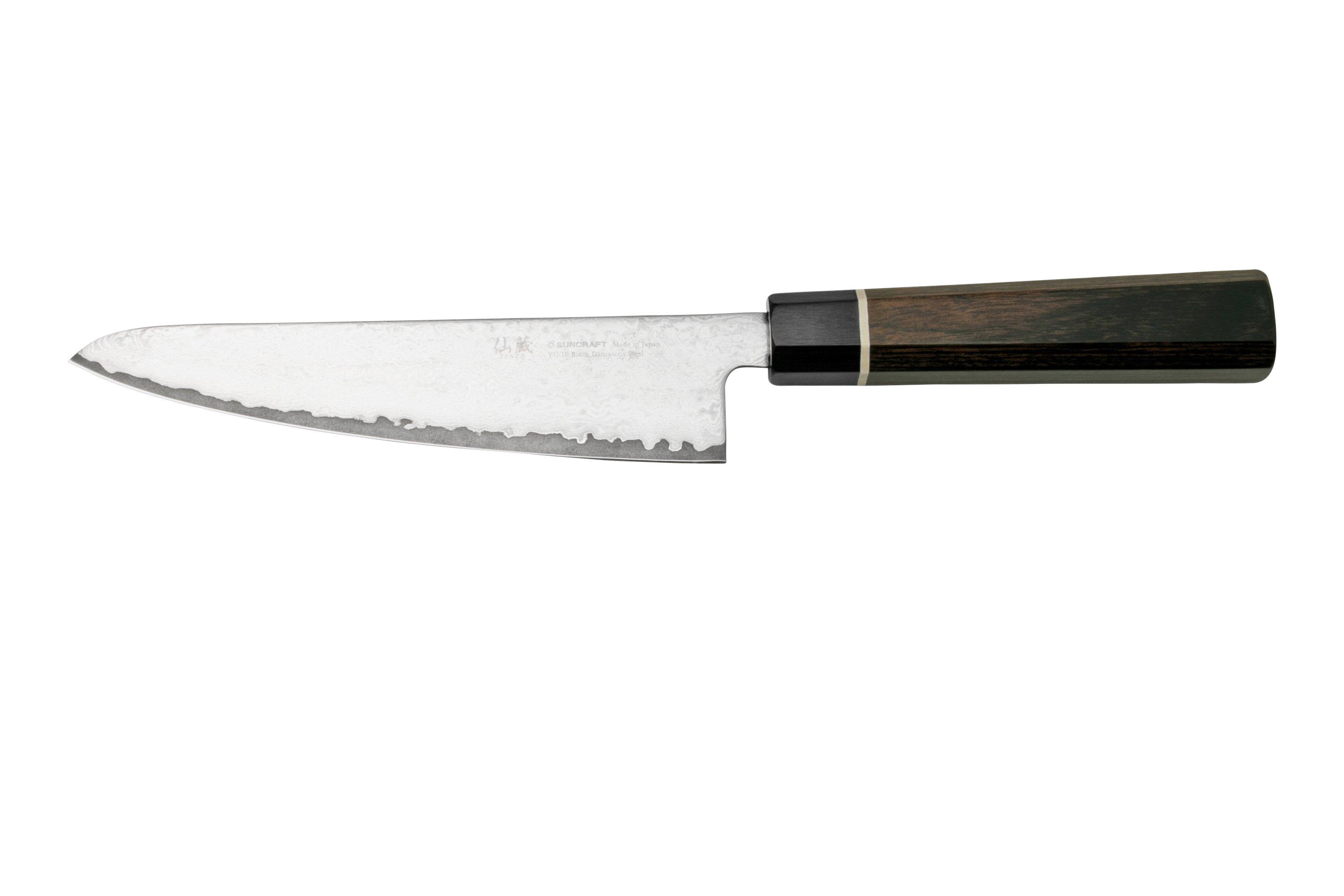 Suncraft Senzo Black BD-03 santoku 14.5 cm | Advantageously shopping at ...