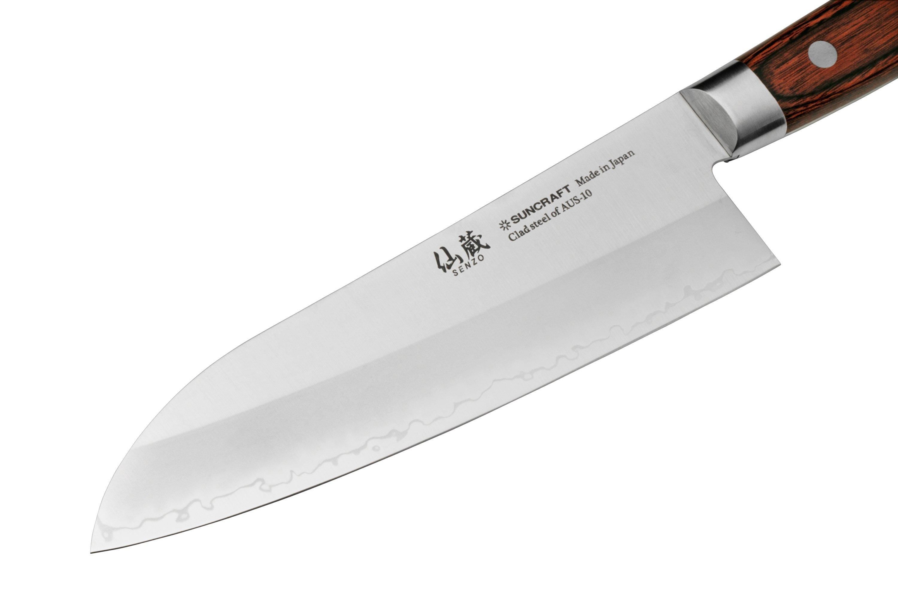 Suncraft Senzo Clad AS-01 santoku 16.5 cm | Advantageously shopping at ...