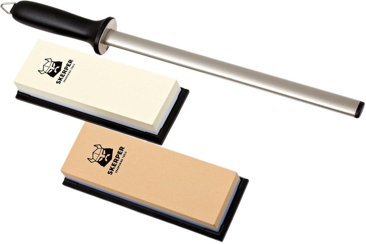 Skerper Basic sharpening set 180/600/1000/3000 with diamond sharpening ...