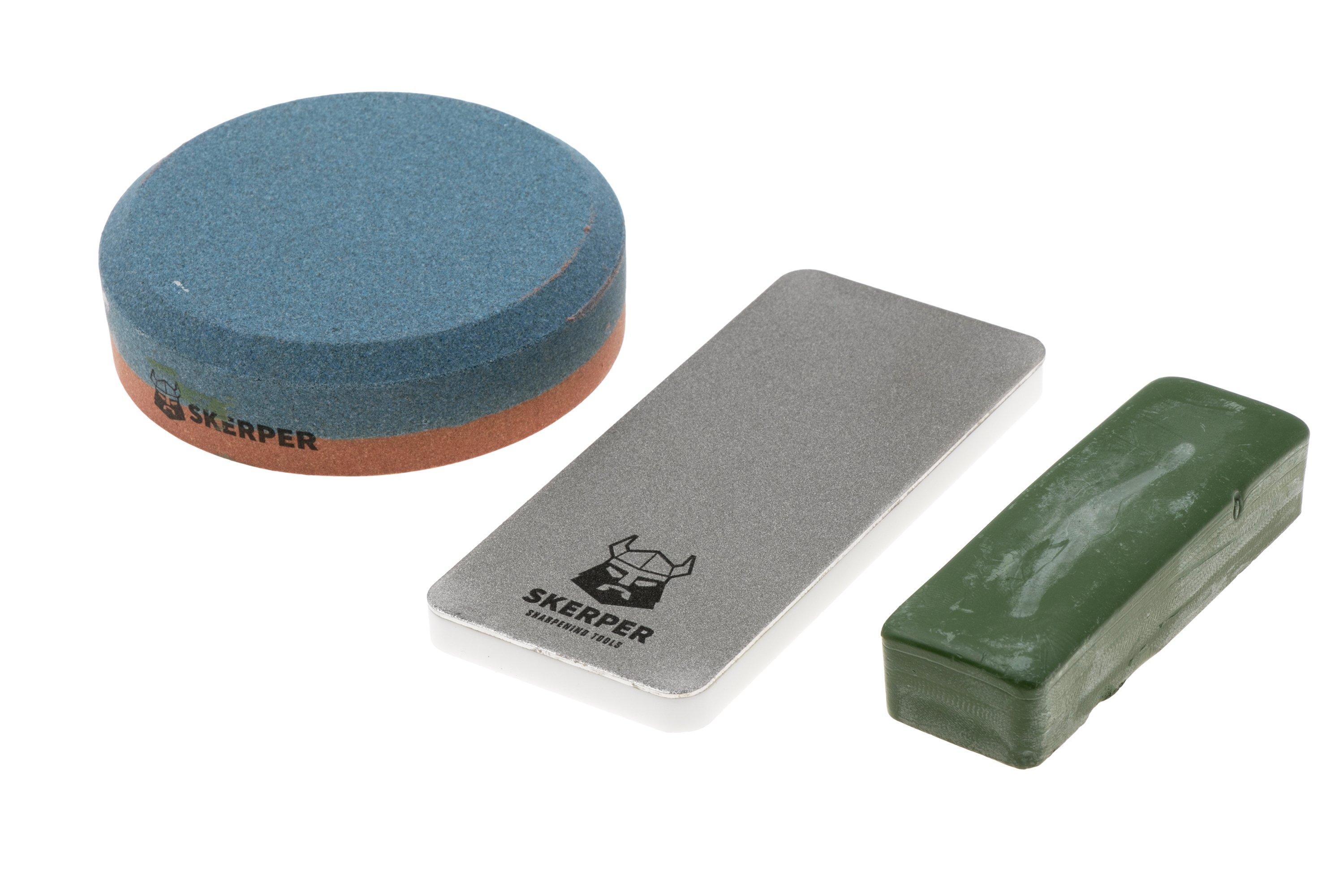 Skerper Field Sharpening Kit SVSO004, sharpening set with leather ...