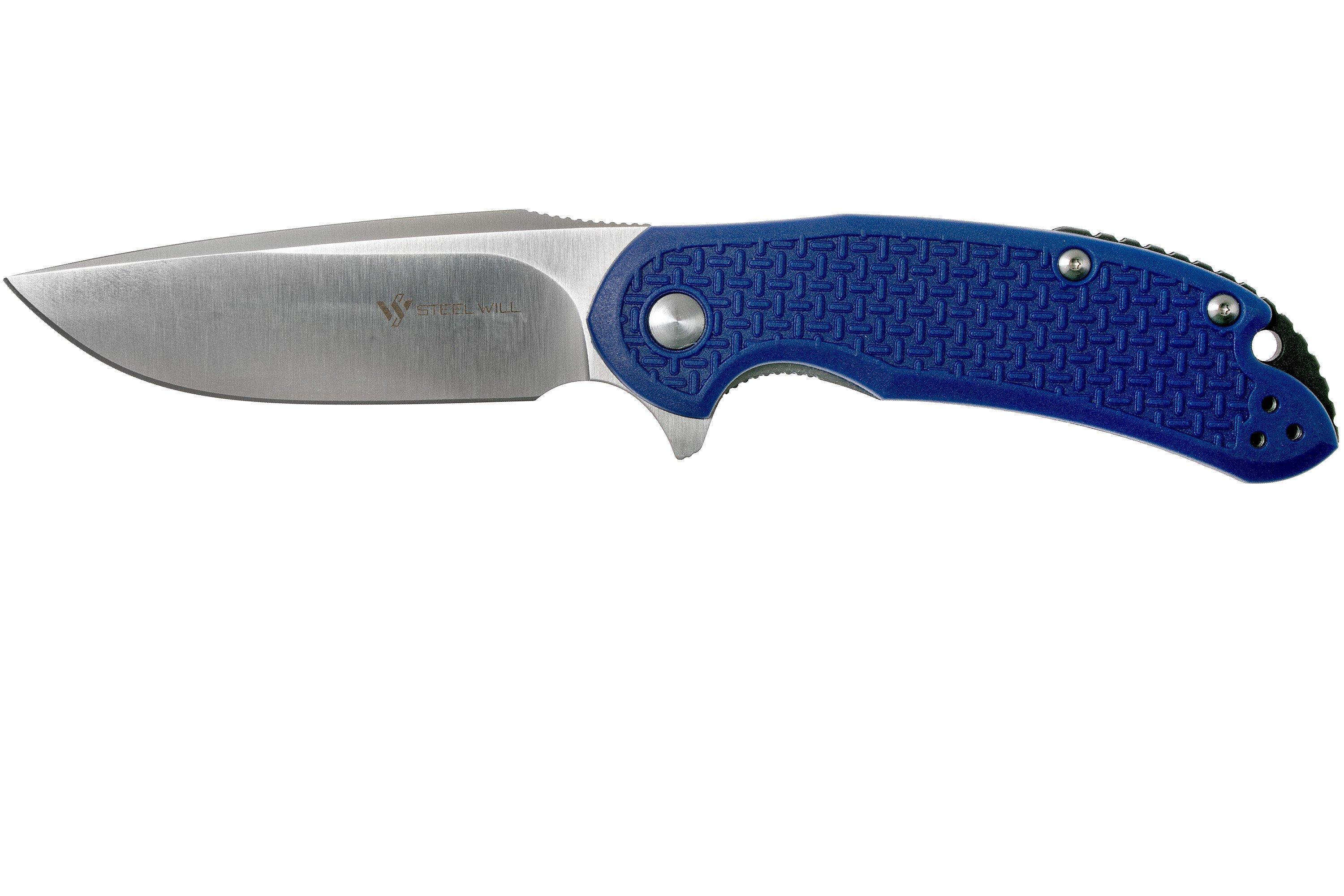 Steel Will Cutjack C22-1BL Blue FRN, D2 Blade navaja | Compras con ...