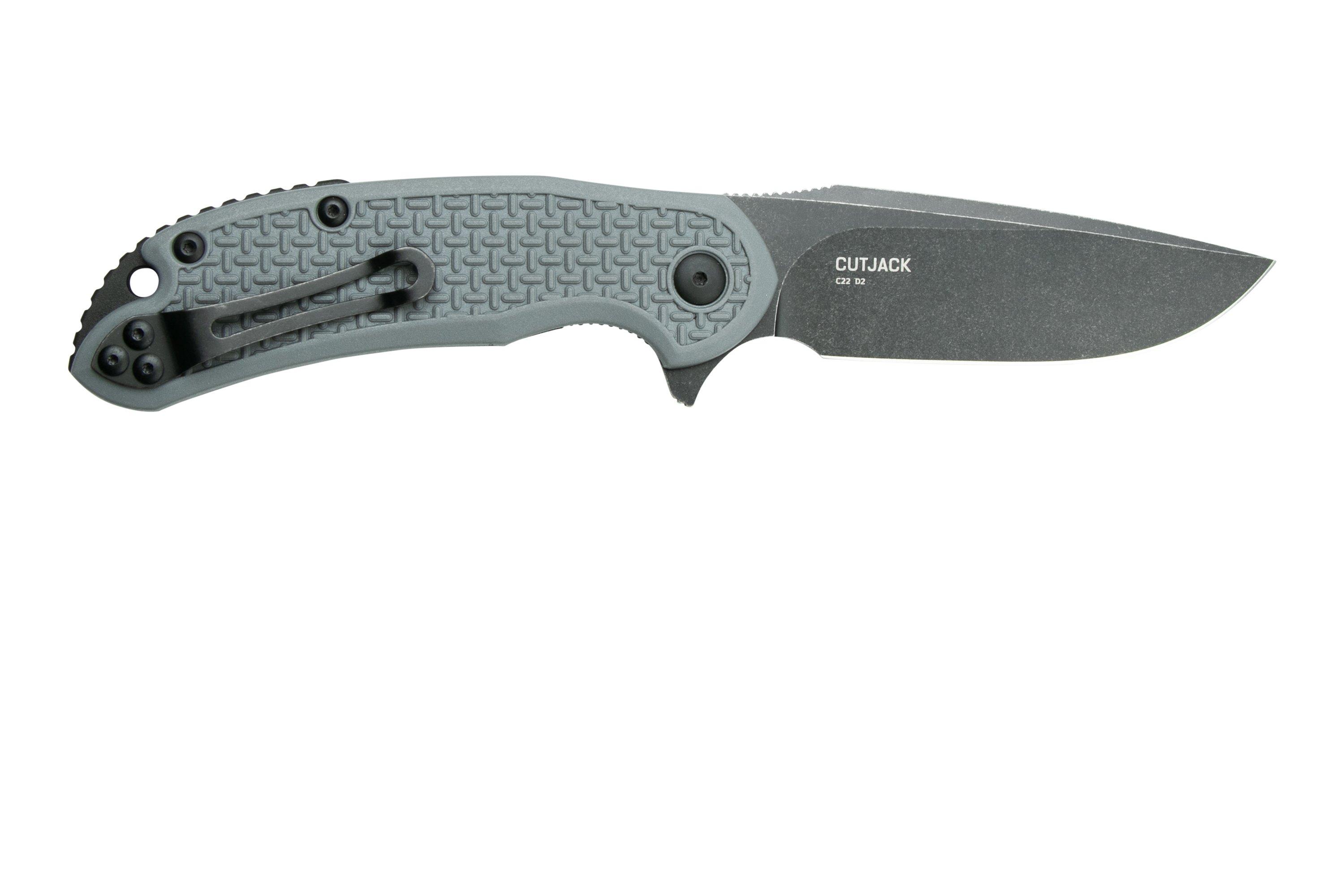 Steel Will Cutjack C22-1GB Grey FRN, D2 blade pocket knife ...