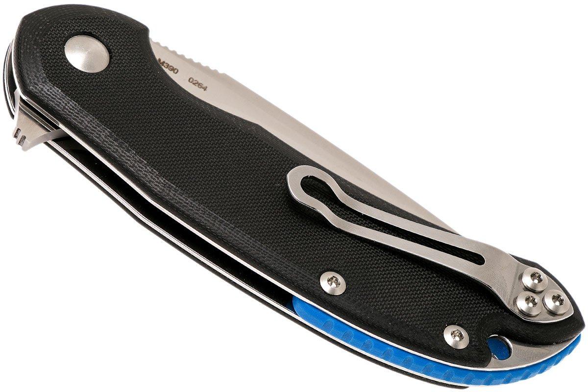 Steel Will Cutjack C22-2BK Black G10, M390 blade pocket knife ...