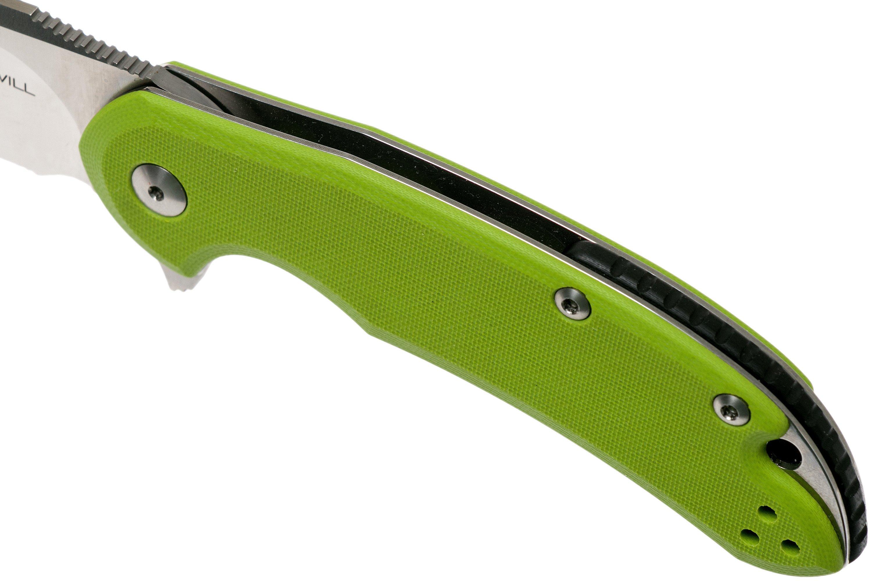 Steel Will Cutjack C22-2GR Green G10, M390 blade pocket knife ...
