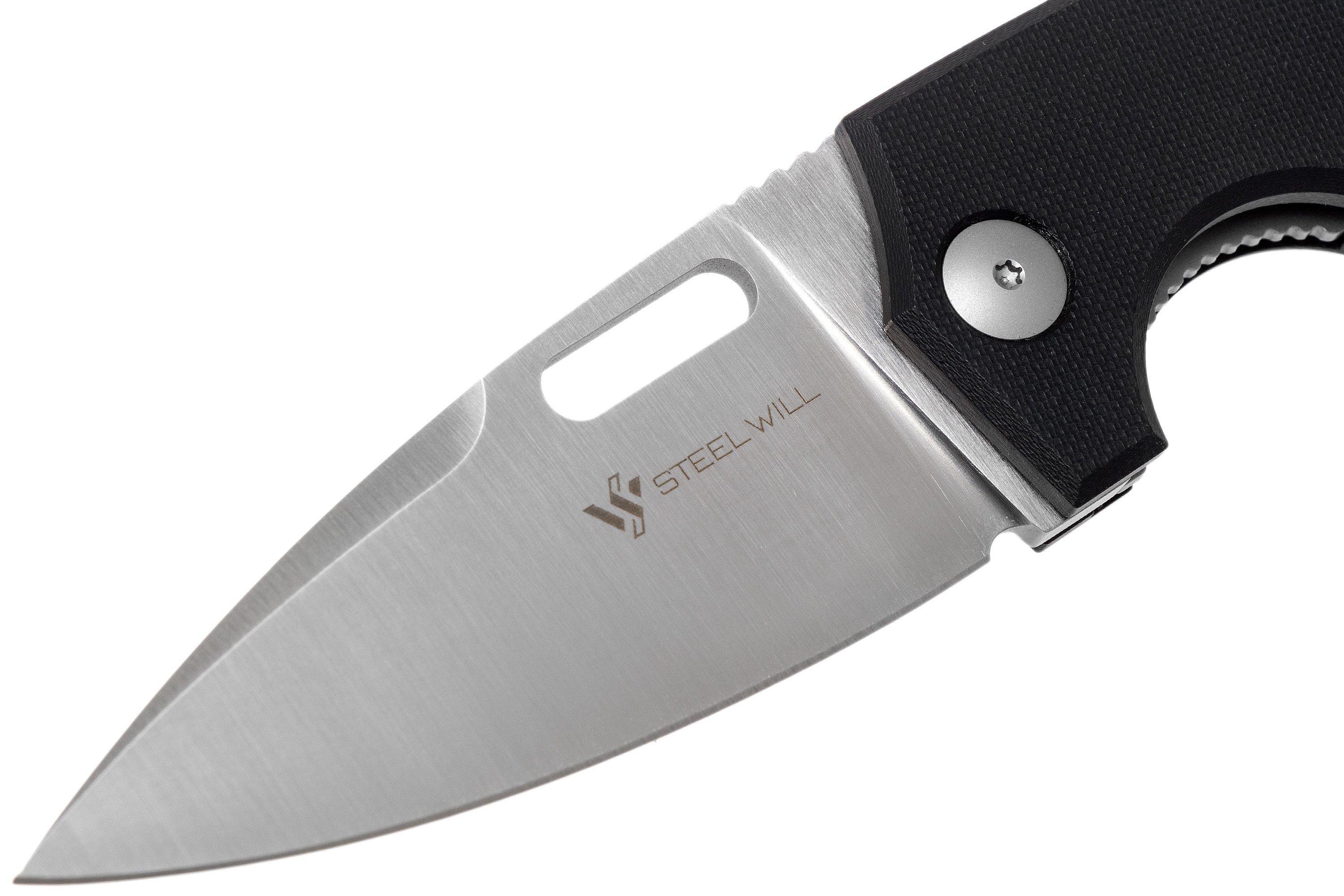 Steel Will Piercer F40-01 Black G10, Linerlock navaja, Tommaso Rumici ...