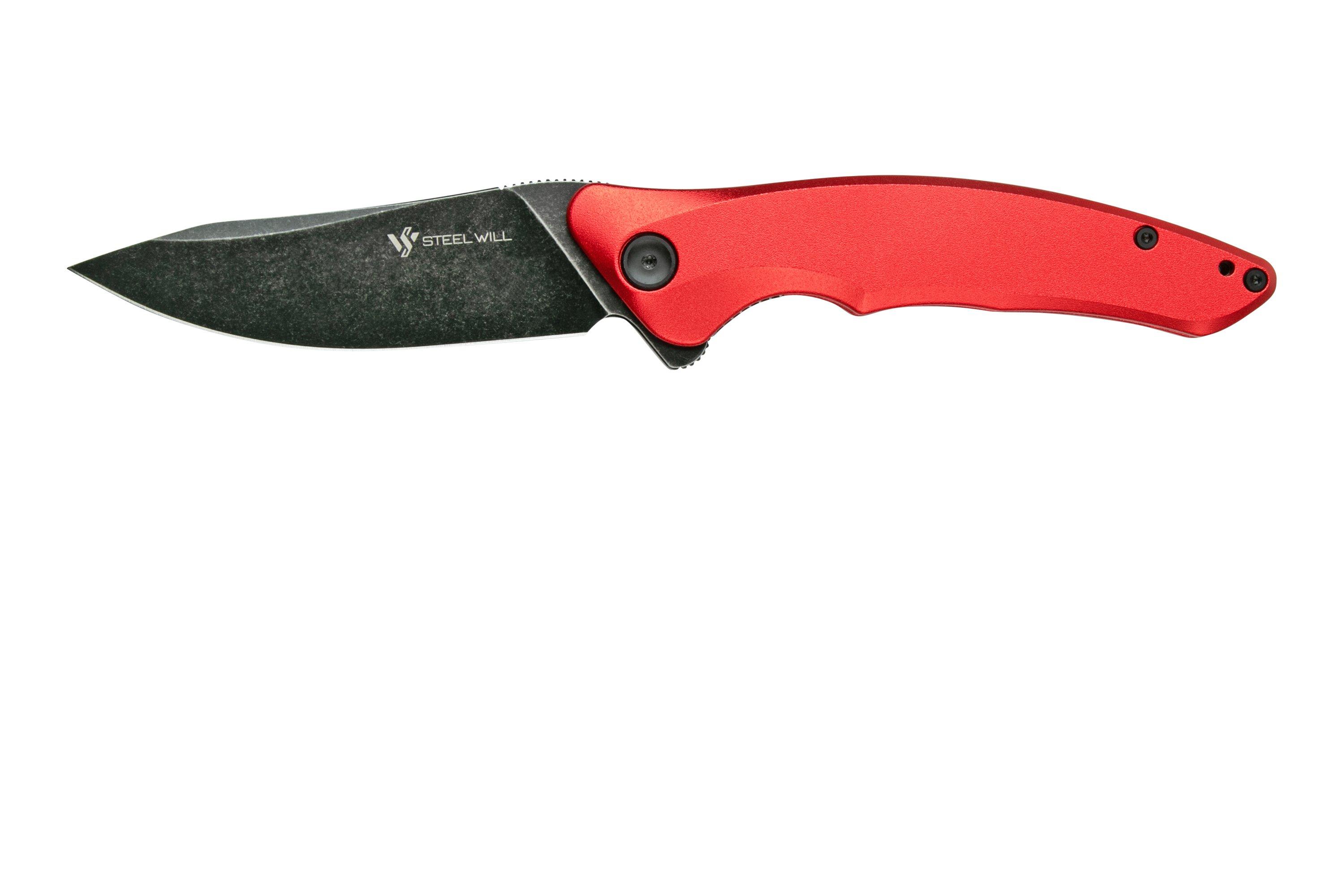 Steel Will Spica F44-05, Red, zakmes | Voordelig kopen bij ...