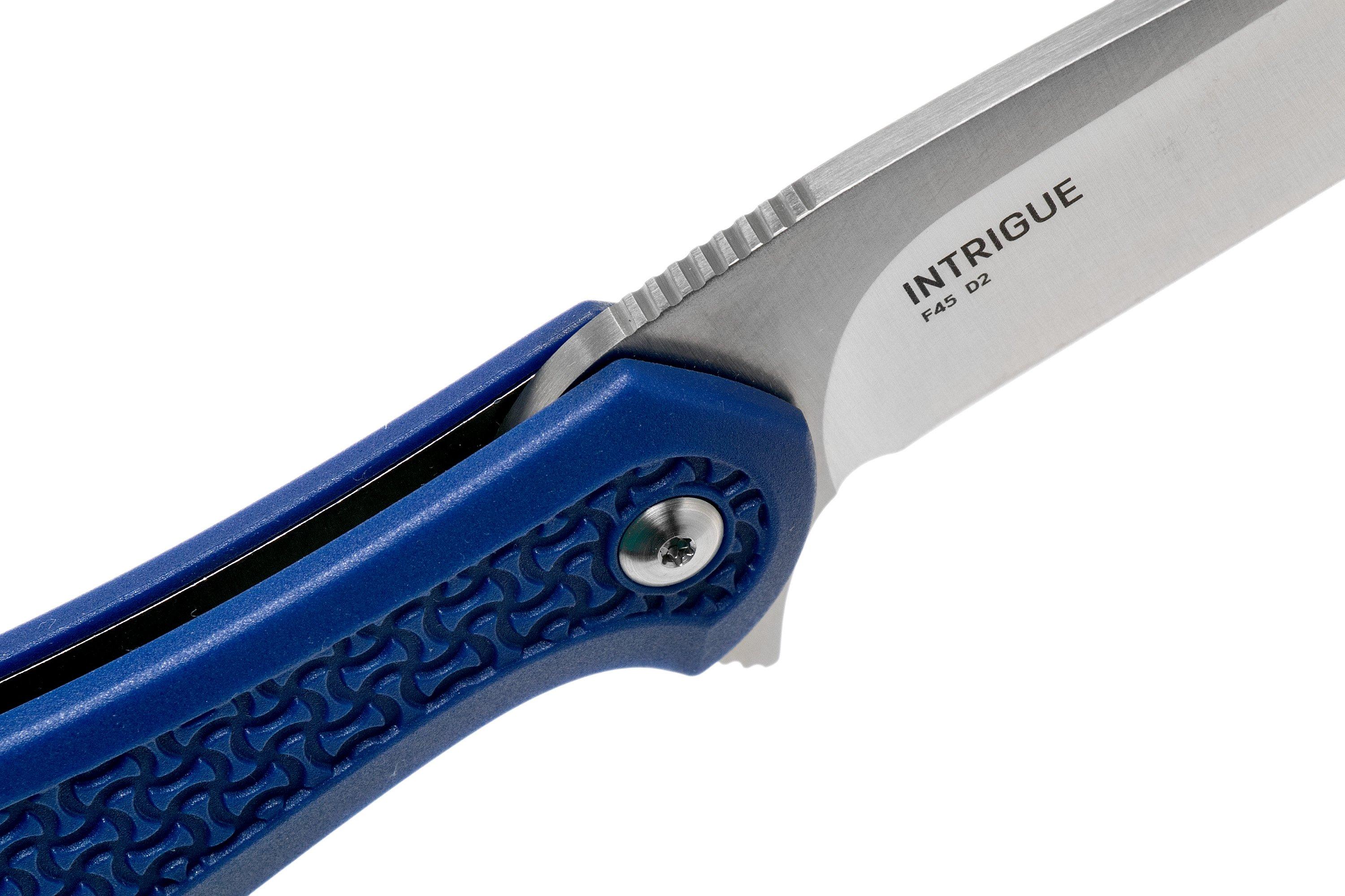 Steel Will Intrigue F45-16 Blue FRN, Blue Standoffs, pocket knife ...
