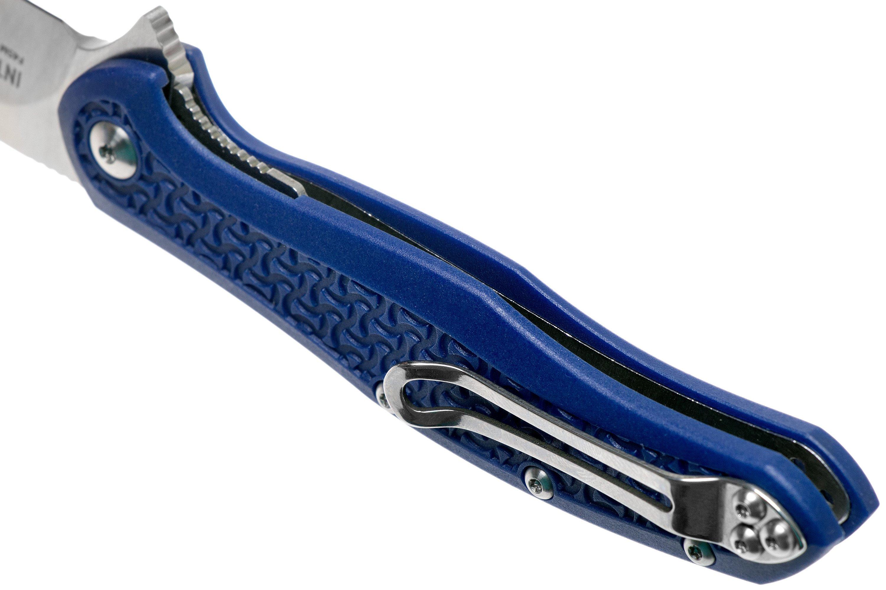 Steel Will Intrigue F45M-17 Blue FRN, Red Standoffs, navaja | Compras ...