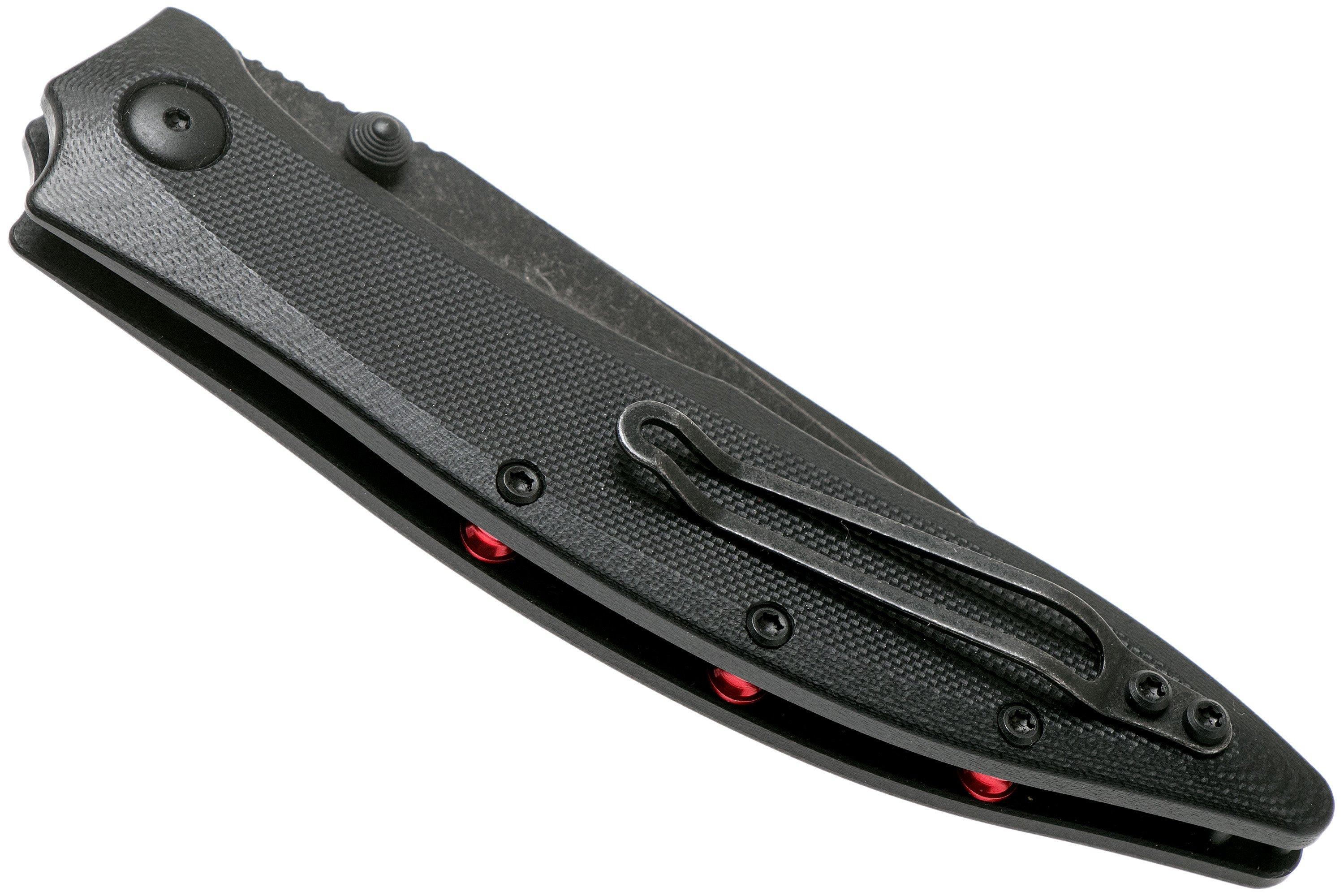 Steel Will Gienah F53-18 Black, Blackwashed pocket knife ...