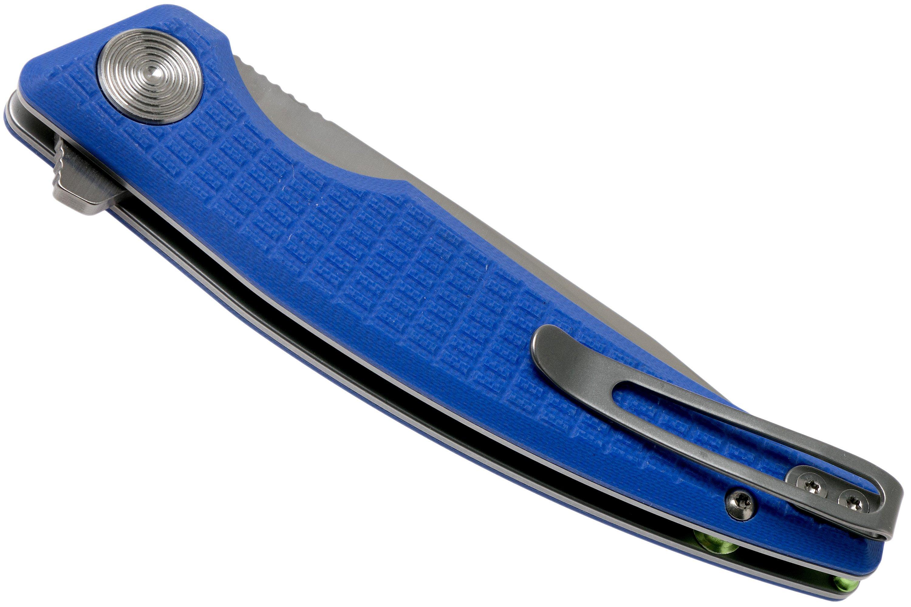 Steel Will Shaula F61-11 Blue, Satin pocket knife | Advantageously ...