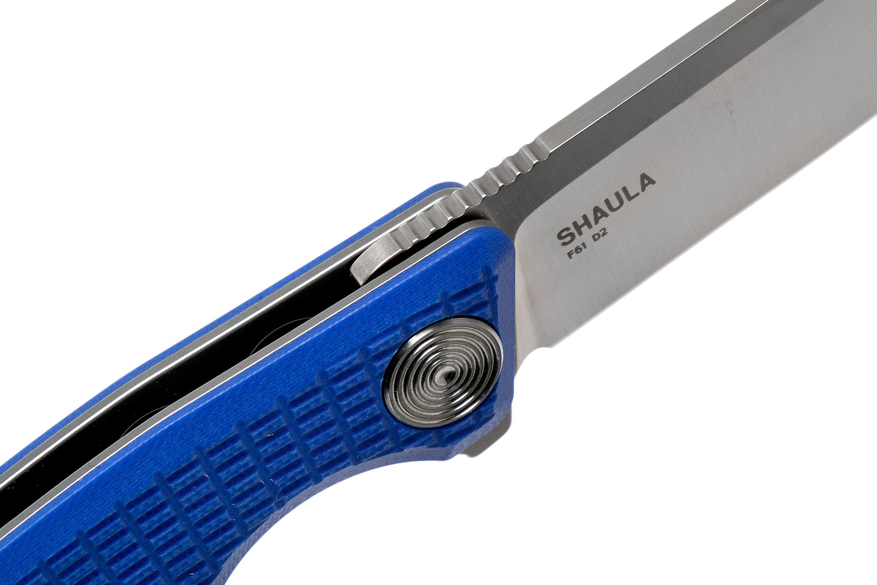 Steel Will Shaula F61-11 Blue, Satin zakmes | Voordelig kopen bij ...