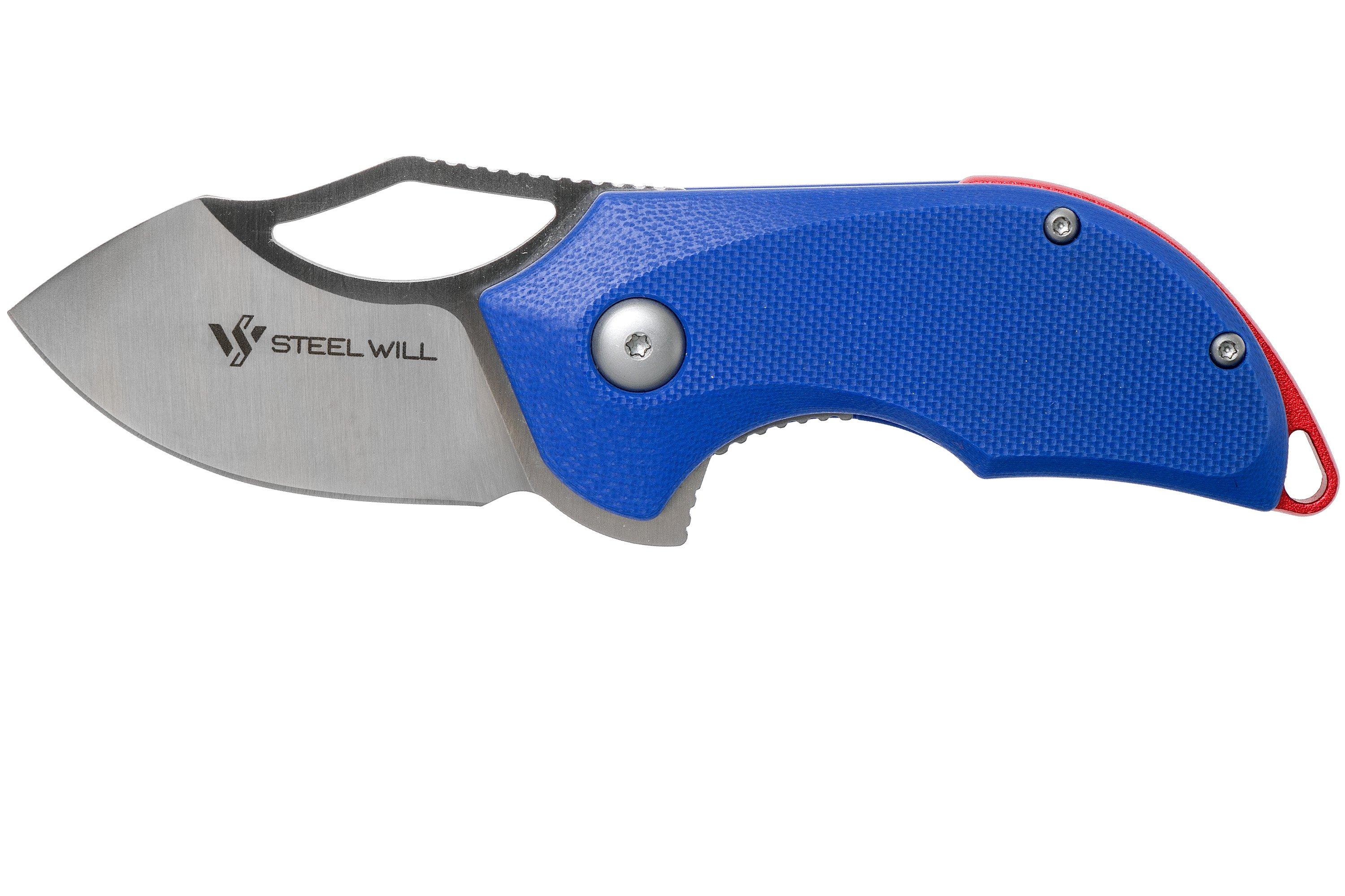 Steel Will Kobold F66-14 Blue pocket knife | Advantageously shopping at ...
