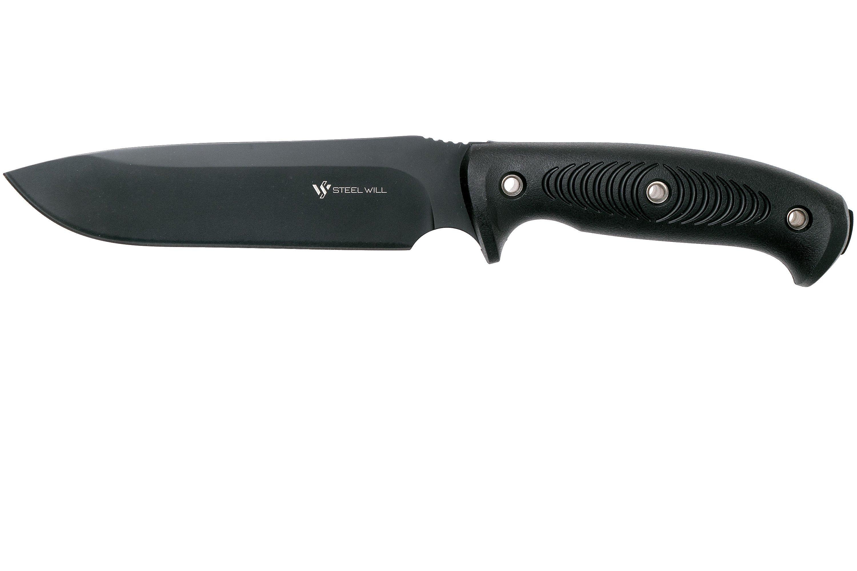 Steel Will Roamer 300-1BK black fixed knife | Advantageously shopping ...