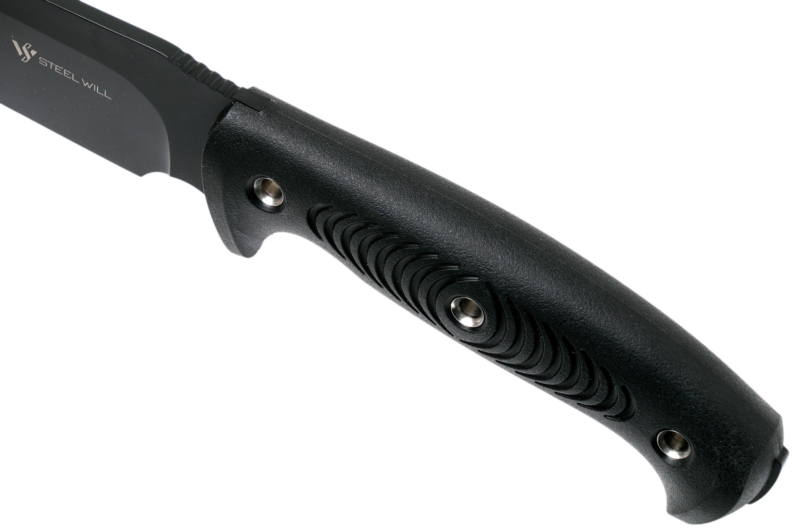 Steel Will Roamer 300-1BK black vaststaand mes | Voordelig kopen bij ...