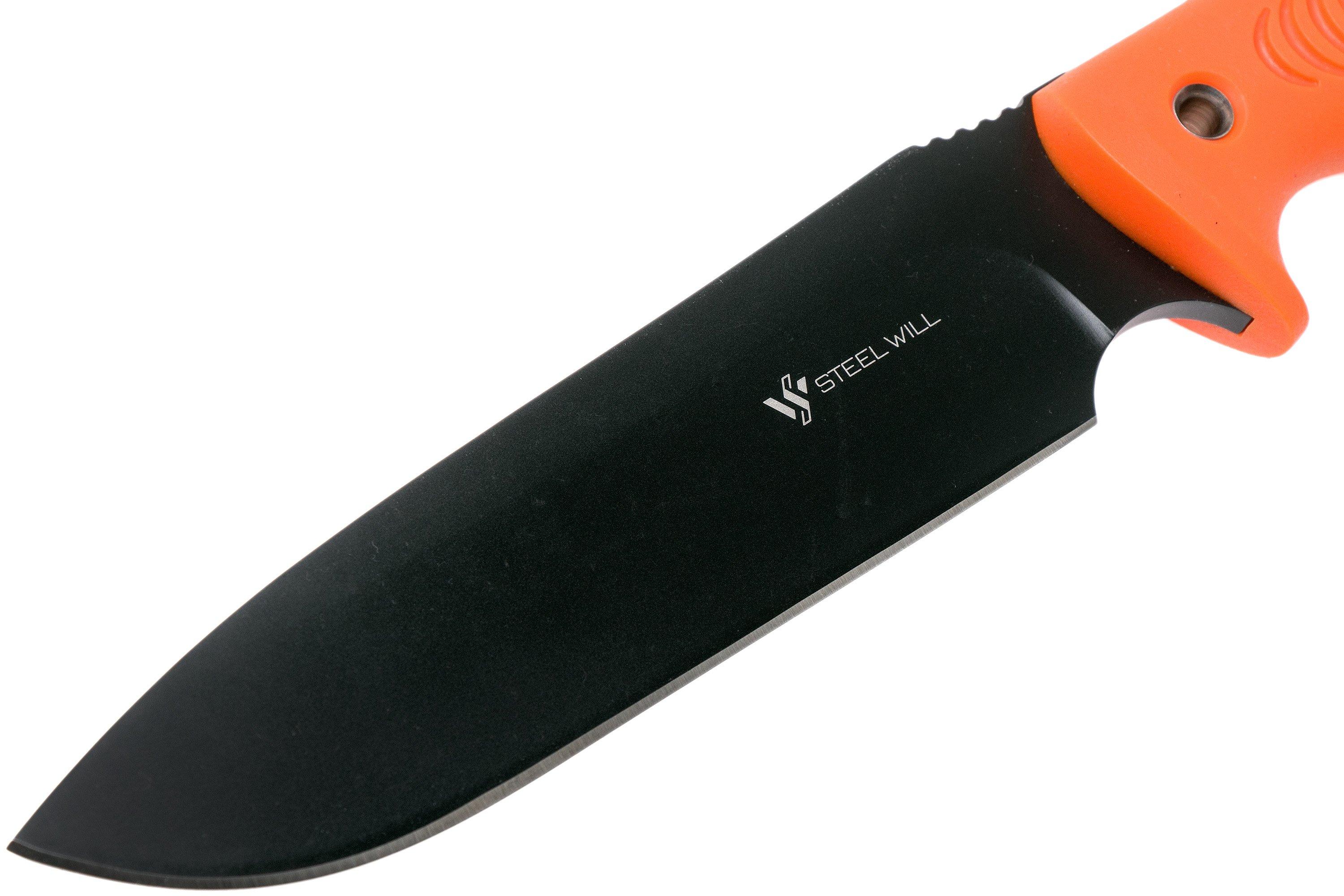 Steel Will Roamer 300-1OR orange vaststaand mes | Voordelig kopen bij ...