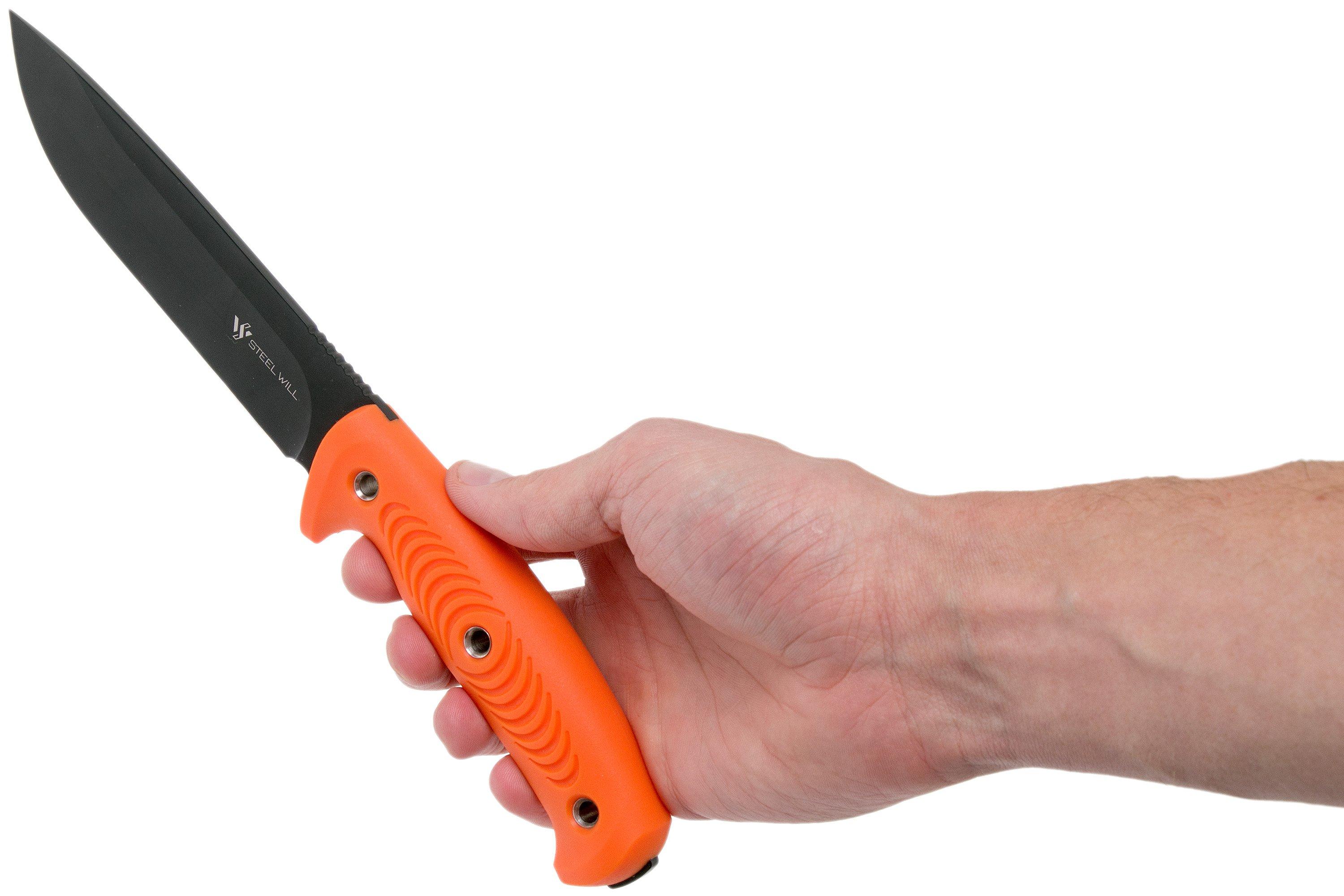Steel Will Roamer 305-1OR orange vaststaand mes | Voordelig kopen bij ...