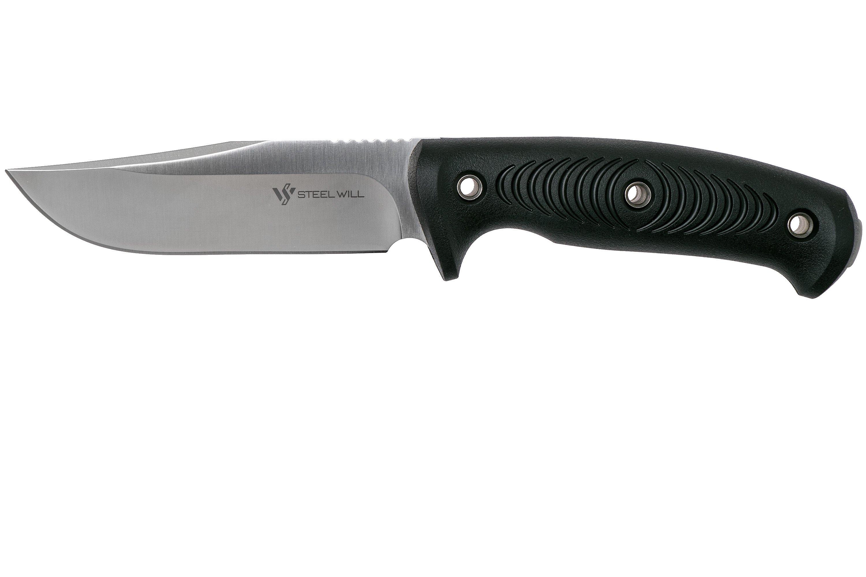 Steel Will Roamer 315-1BK black fixed knife | Advantageously shopping ...