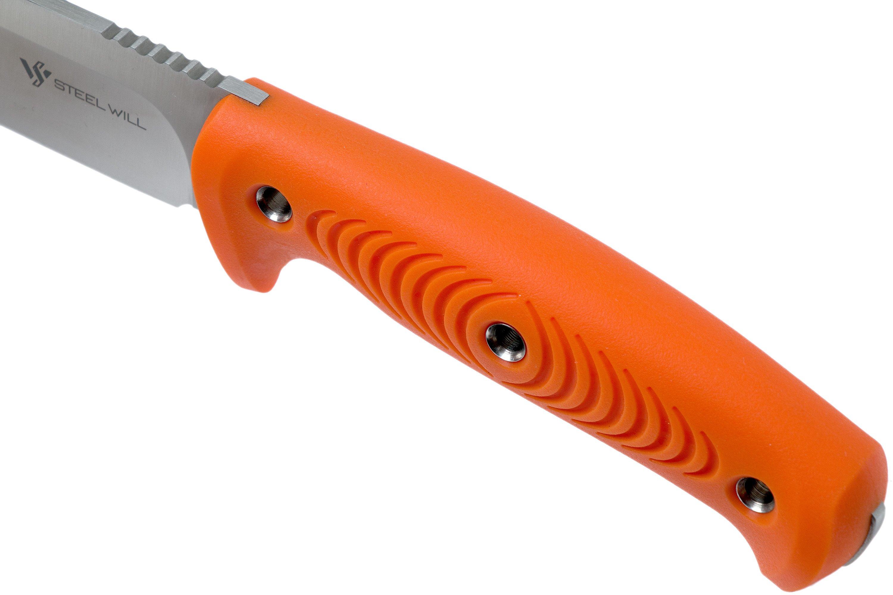 Steel Will Roamer 315-1OR orange vaststaand mes | Voordelig kopen bij ...