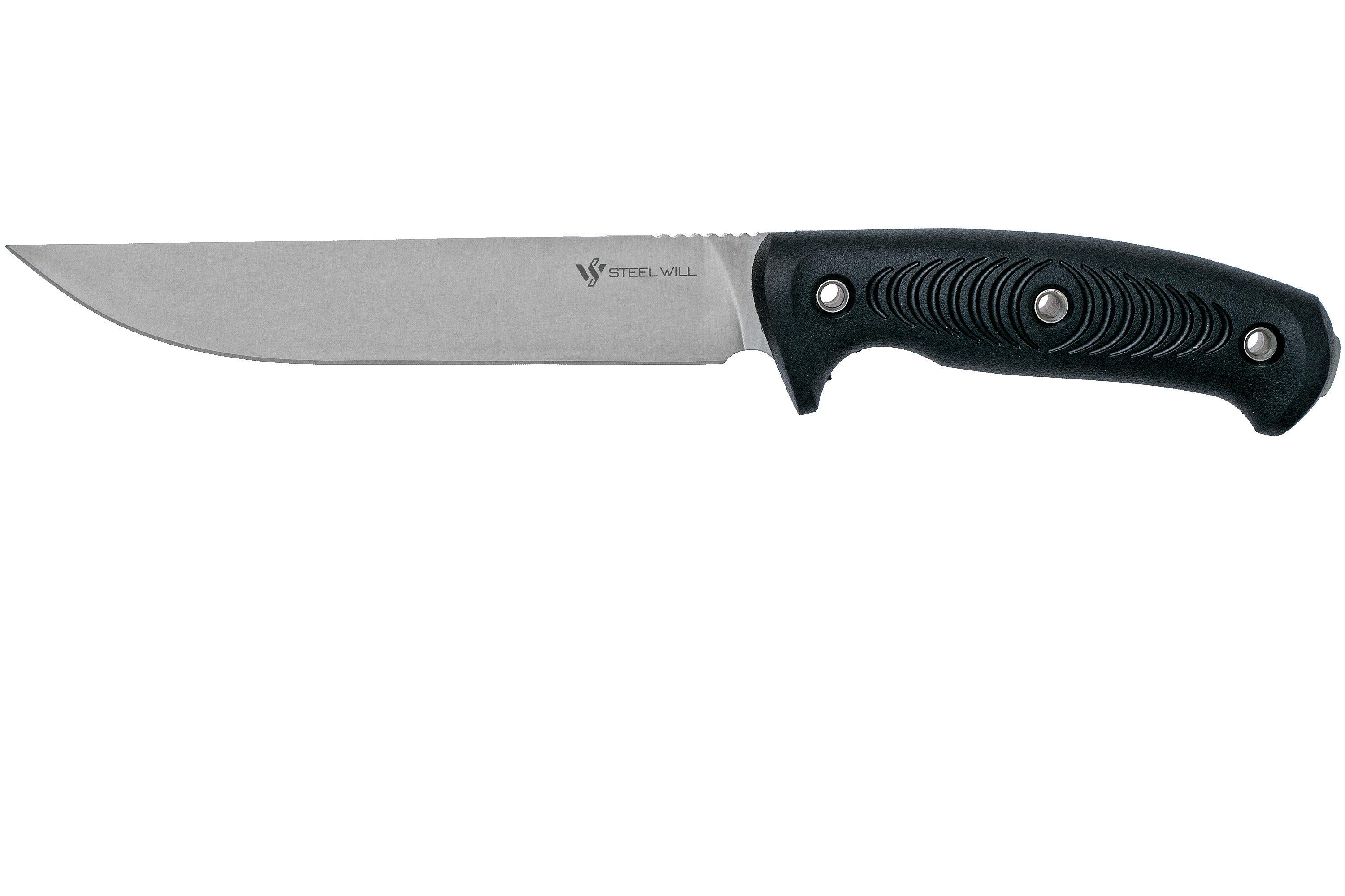 Steel Will Roamer 375-1BK black fixed knife | Advantageously shopping ...