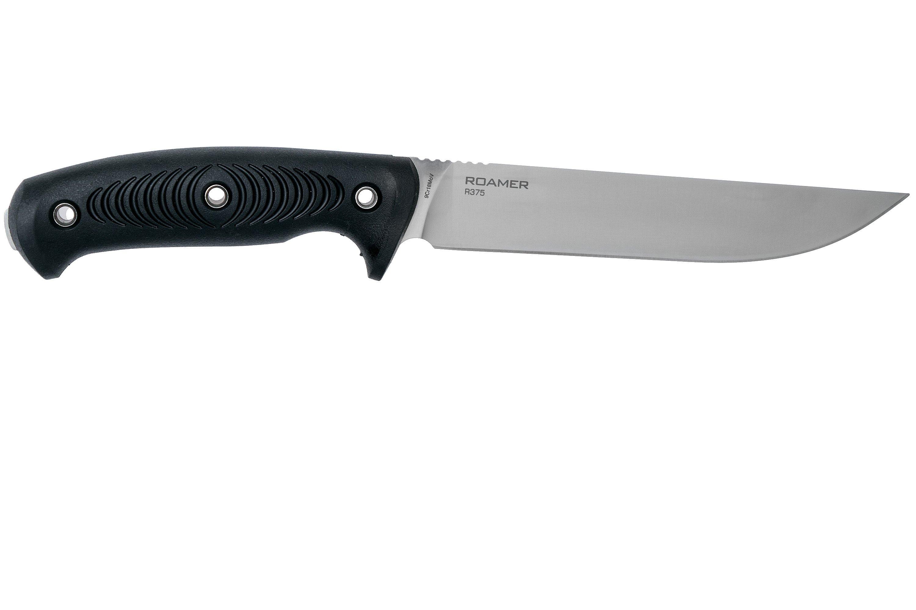 Steel Will Roamer 375-1BK black fixed knife | Advantageously shopping ...