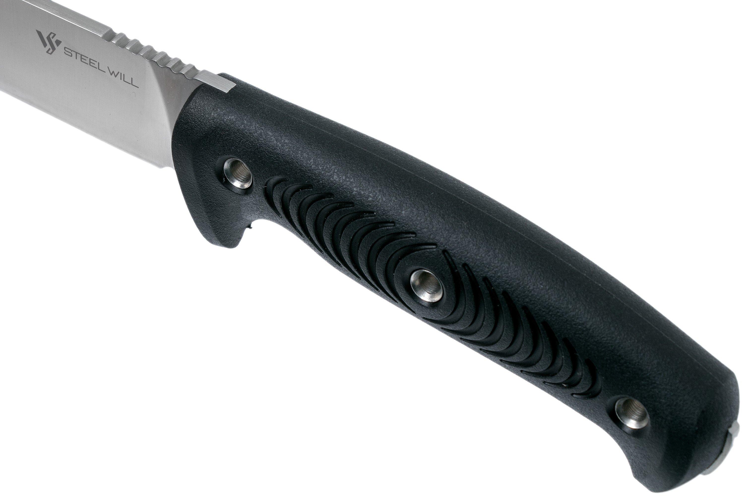 Steel Will Roamer 375-1BK black fixed knife | Advantageously shopping ...