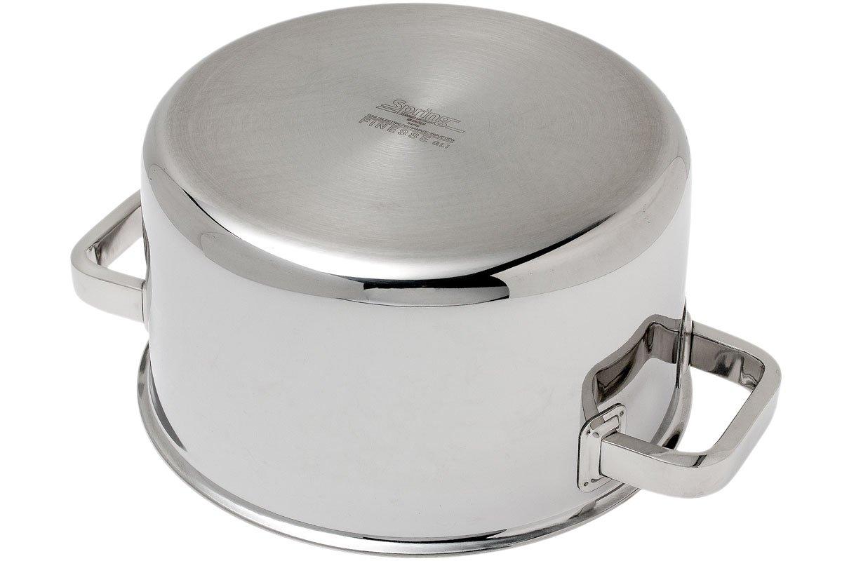 Spring Finesse deep casserole with lid 24 cm, 6,5L | Advantageously ...