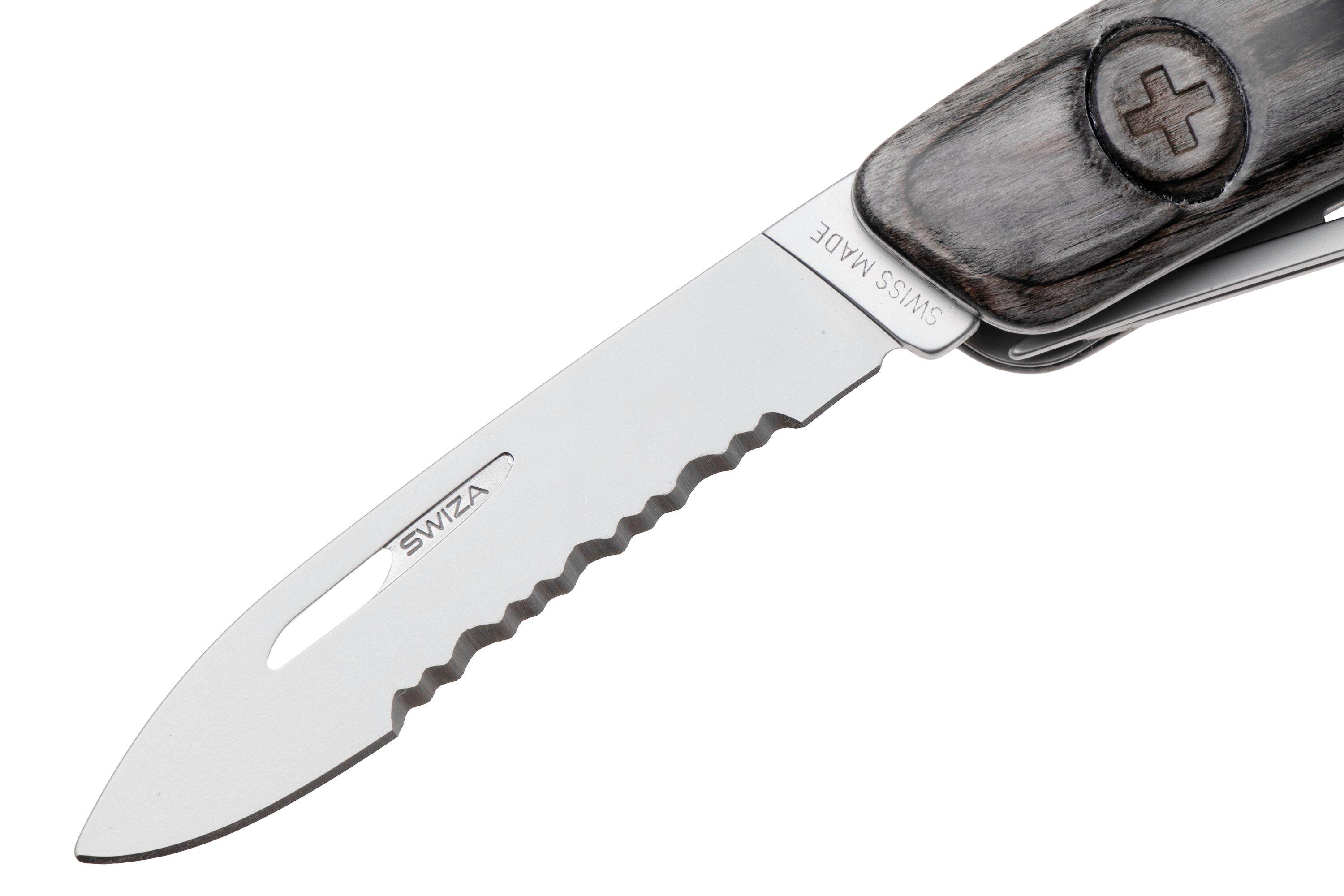 Swiza CH05T R AM, KCR.0056.6510, Laminate Black, Zwitsers zakmes ...