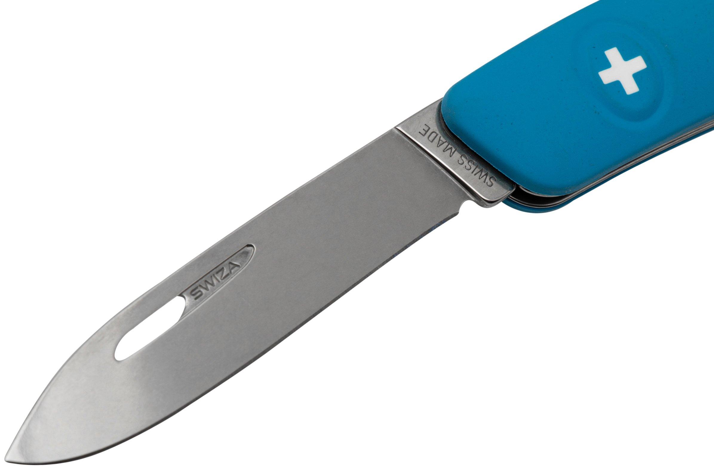 Swiza D01 Swiss pocket knife - Blue | Advantageously shopping at ...