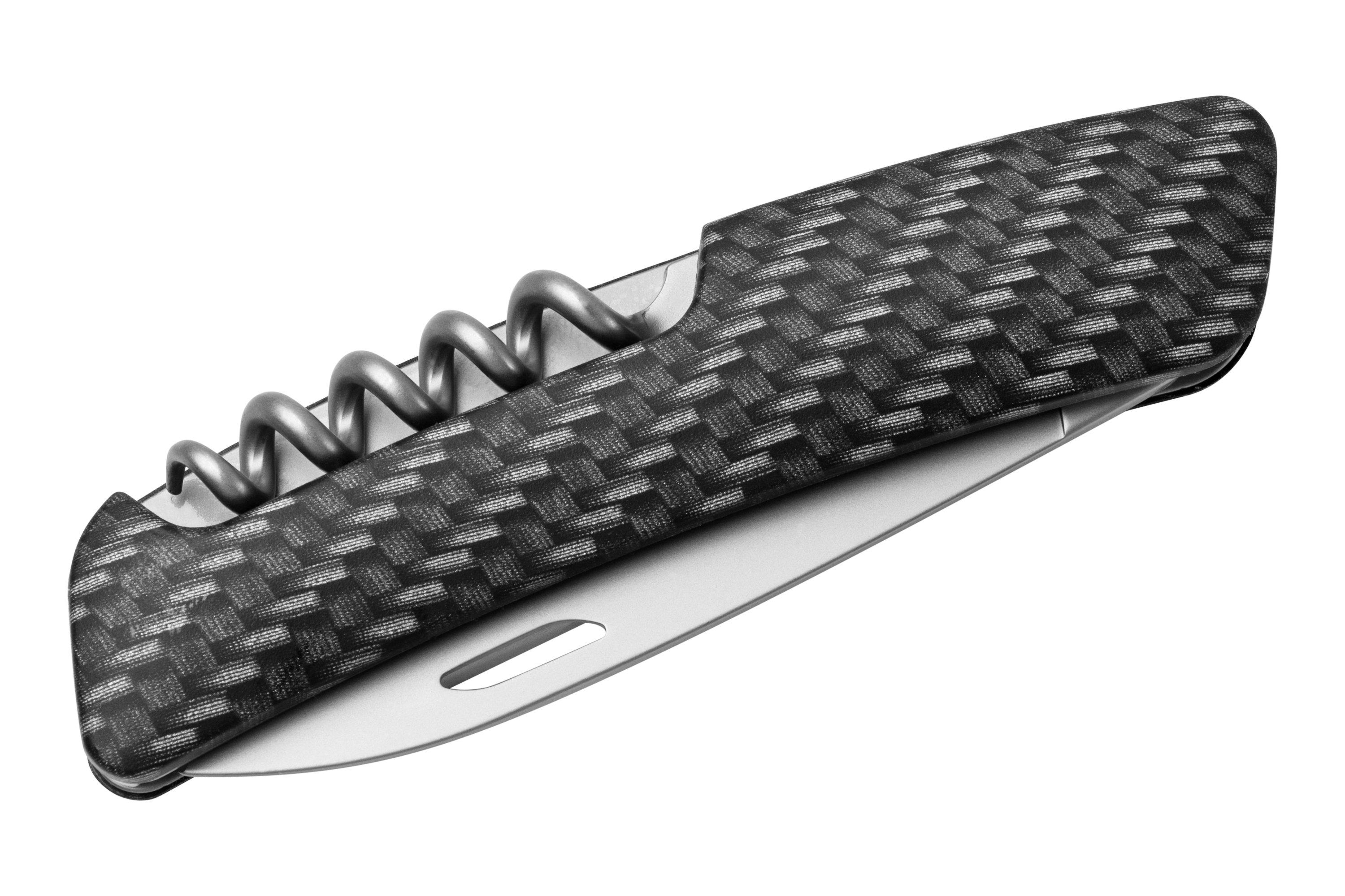 Swiza D01 Swiss pocket knife, carbon fibre print | Advantageously ...
