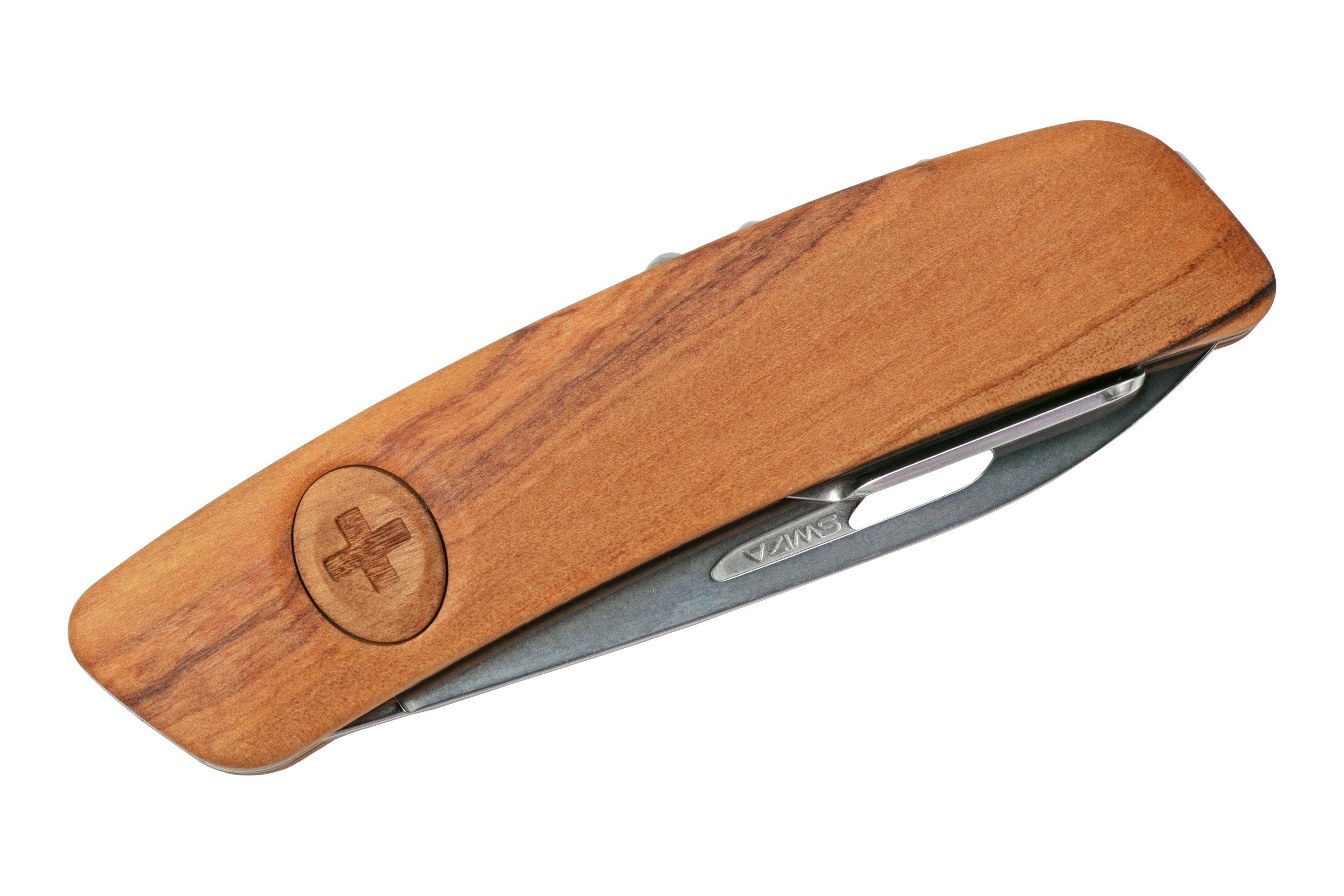 Swiza D01 Swiss pocket knife, walnut wood | Advantageously shopping at ...
