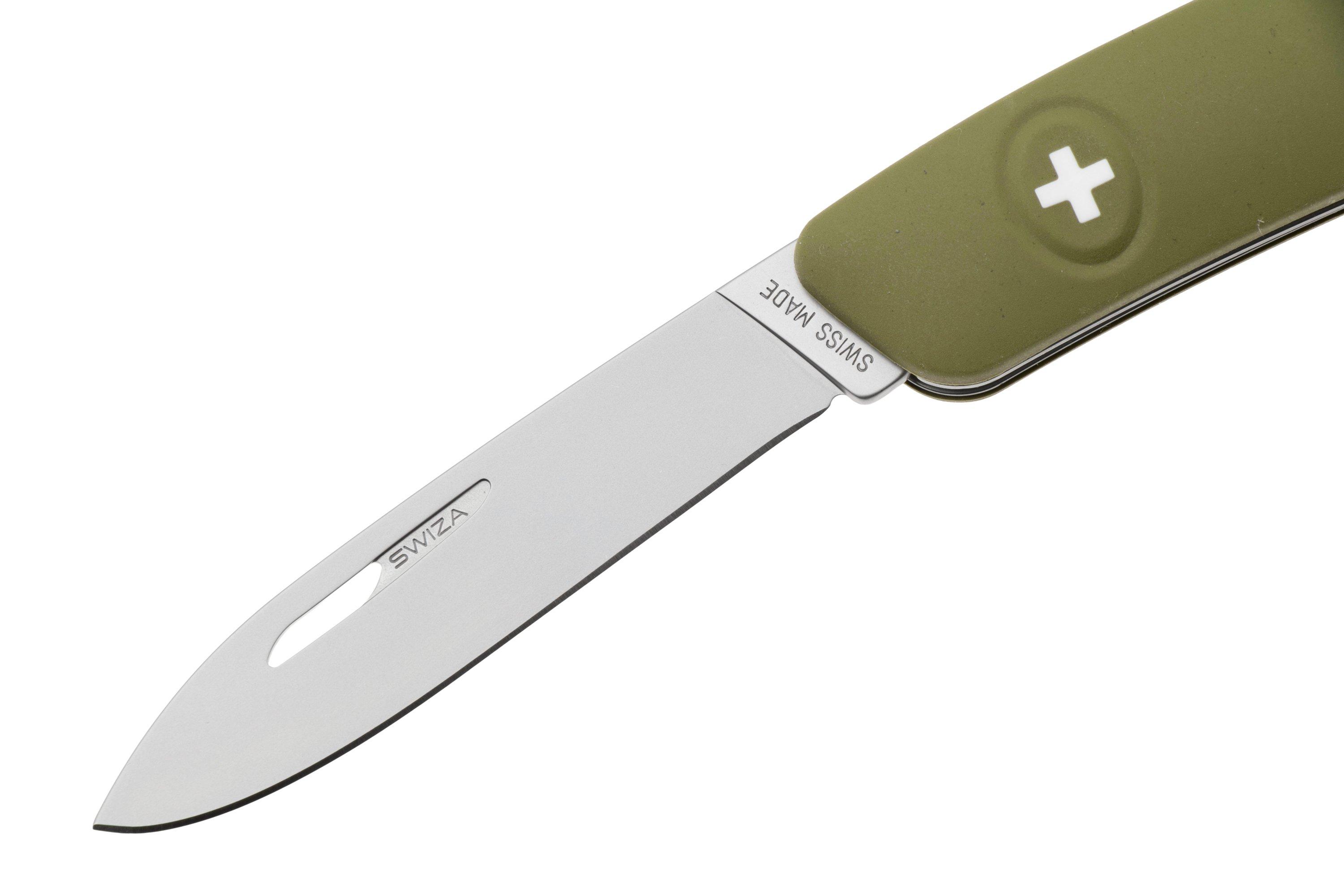 Swiza D01 AM, KNI.0016.1050, Olive, coltellino svizzero, 4 strumenti | Fare acquisti ...