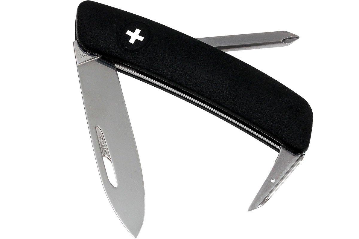 Swiza D02 Swiss pocket knife - Black | Advantageously shopping at ...