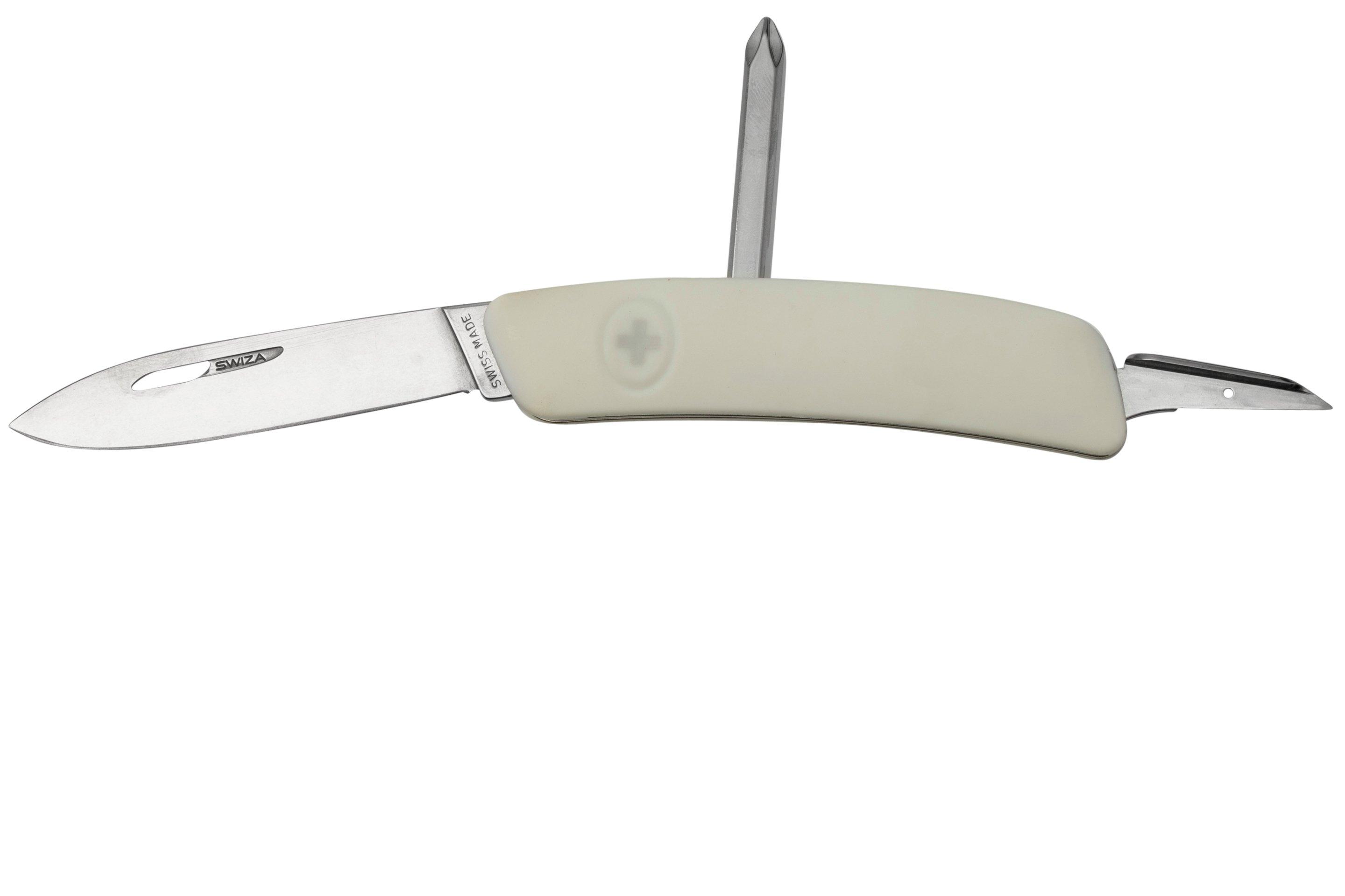 Swiza D02 Swiss pocket knife - White | Advantageously shopping at ...