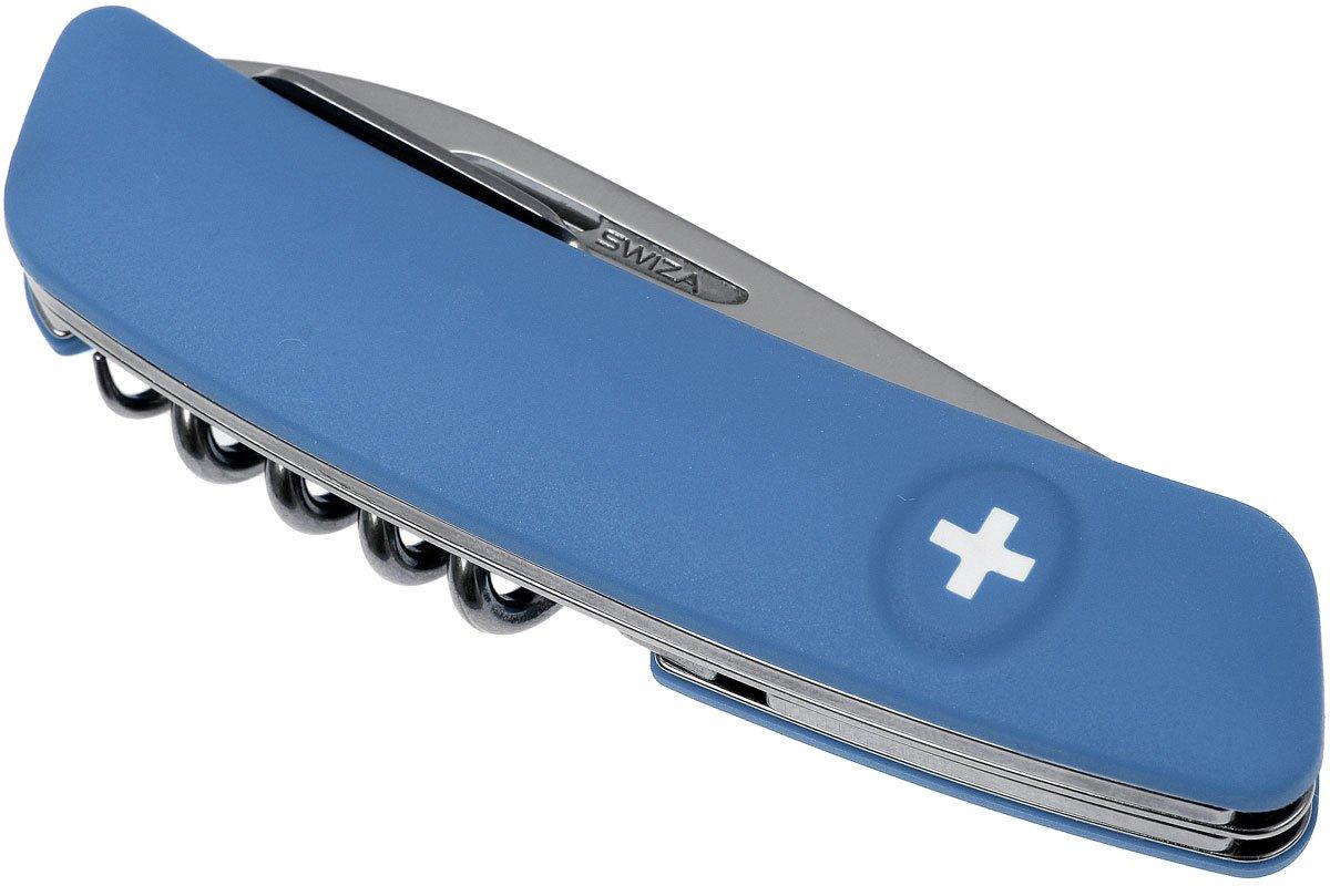 Swiza D03 Swiss pocket knife - Blue | Advantageously shopping at ...