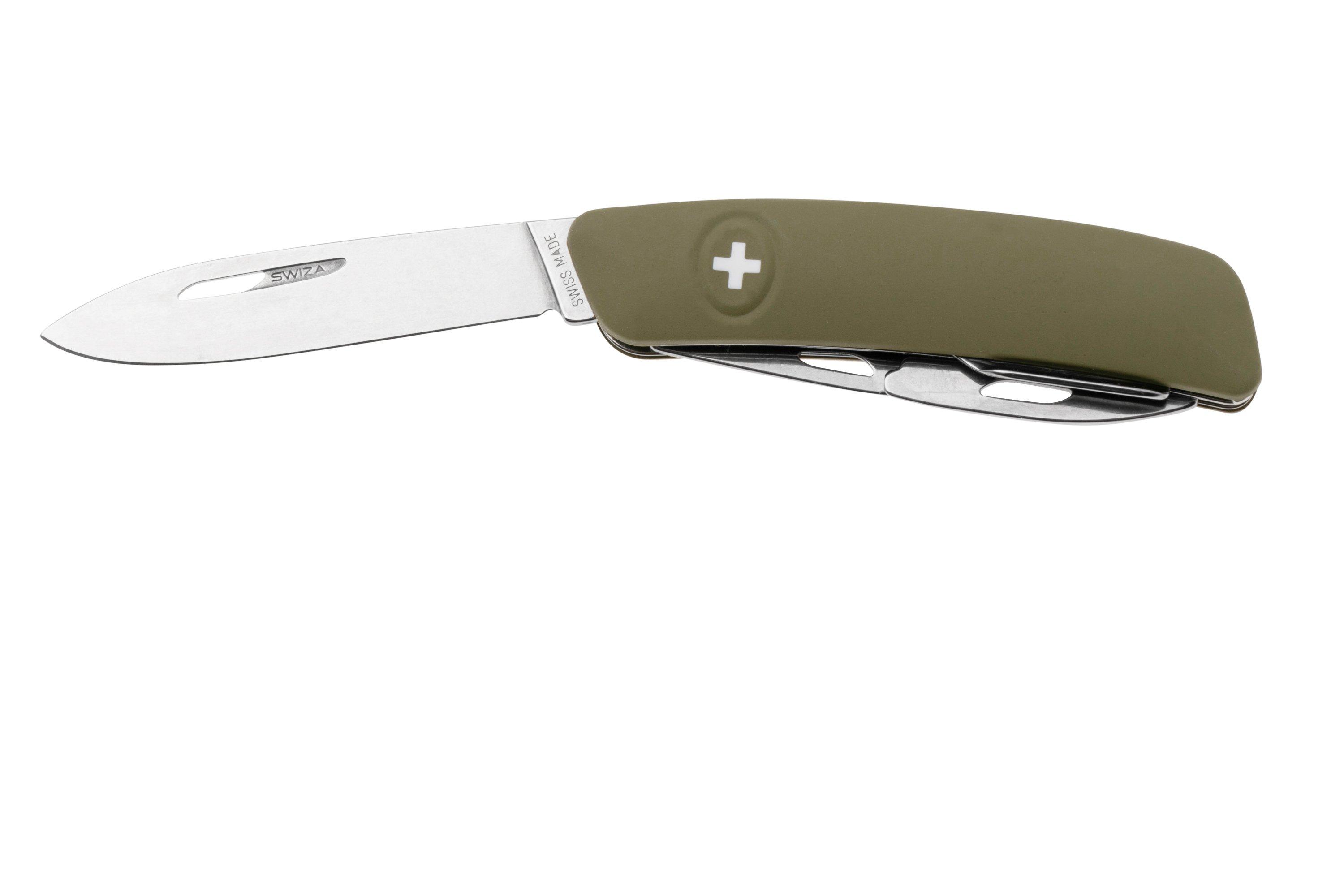 Swiza D03 Swiss pocket knife, green | Advantageously shopping at Knivesandtools.com
