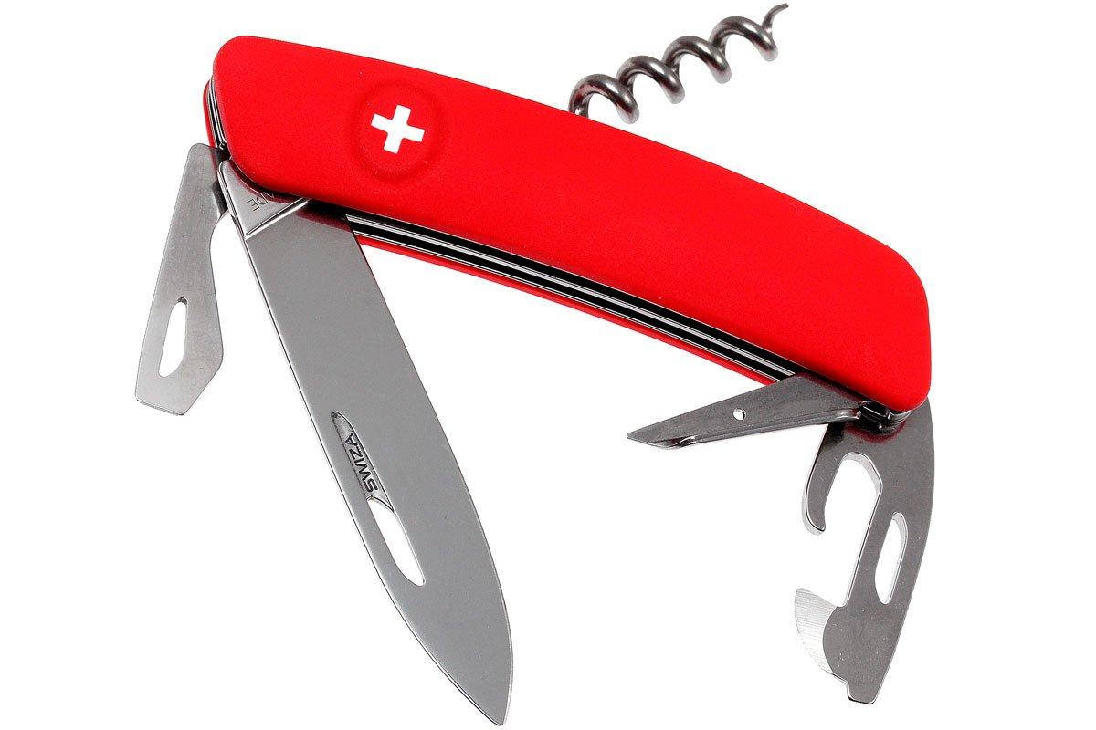 Swiza D03 Swiss pocket knife - Red | Advantageously shopping at ...