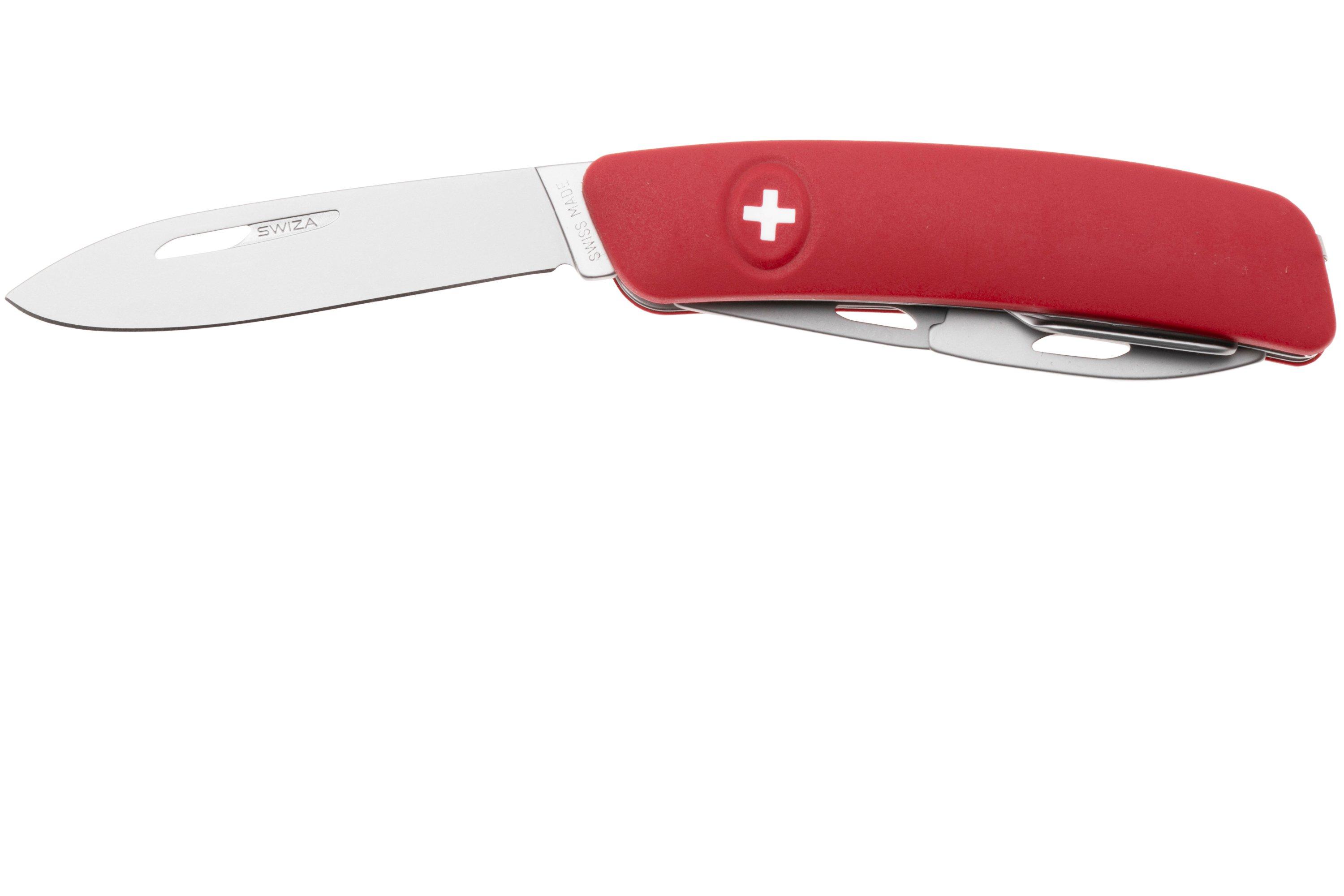 Swiza D03 AM, KNI.0036.1900, Red Helvetix, Zwitsers zakmes, 6 tools | Voordelig kopen bij ...