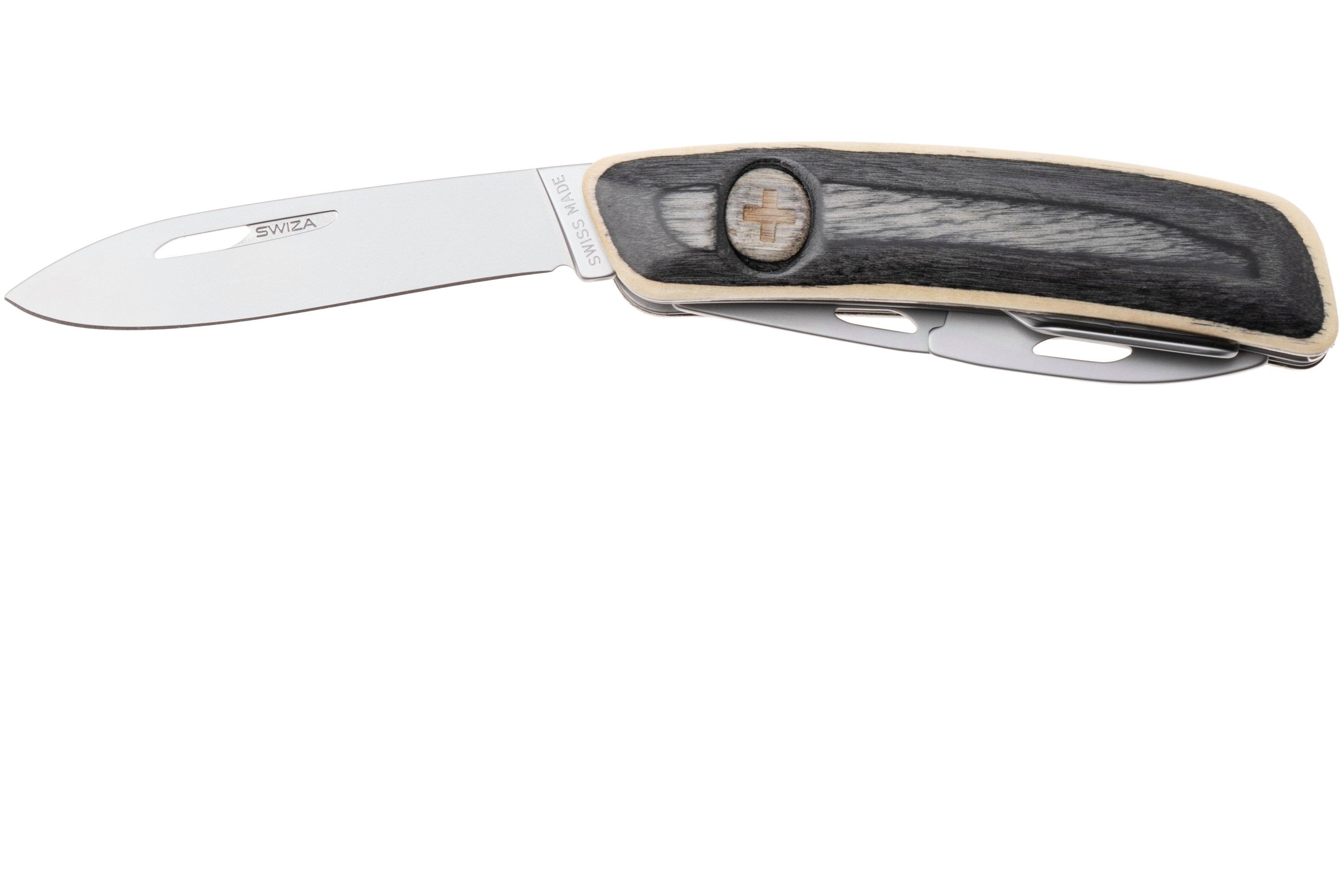 Swiza D03 AM, KNI.0036.6520, Laminate White, coltellino svizzero, 6 ...