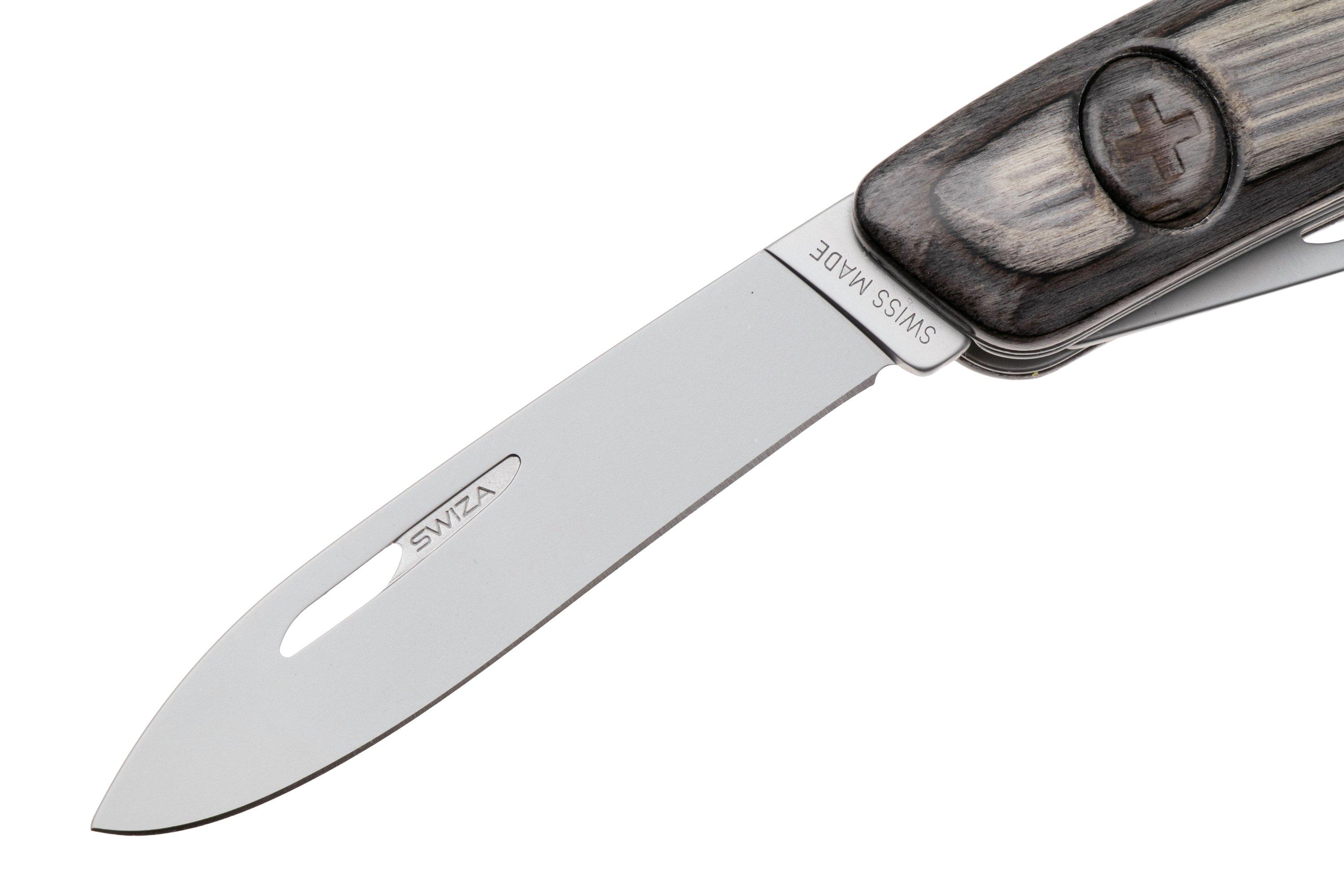 Swiza D04 AM, KNI.0046.6510, Laminate Black, coltellino svizzero, 6 strumenti | Fare acquisti ...