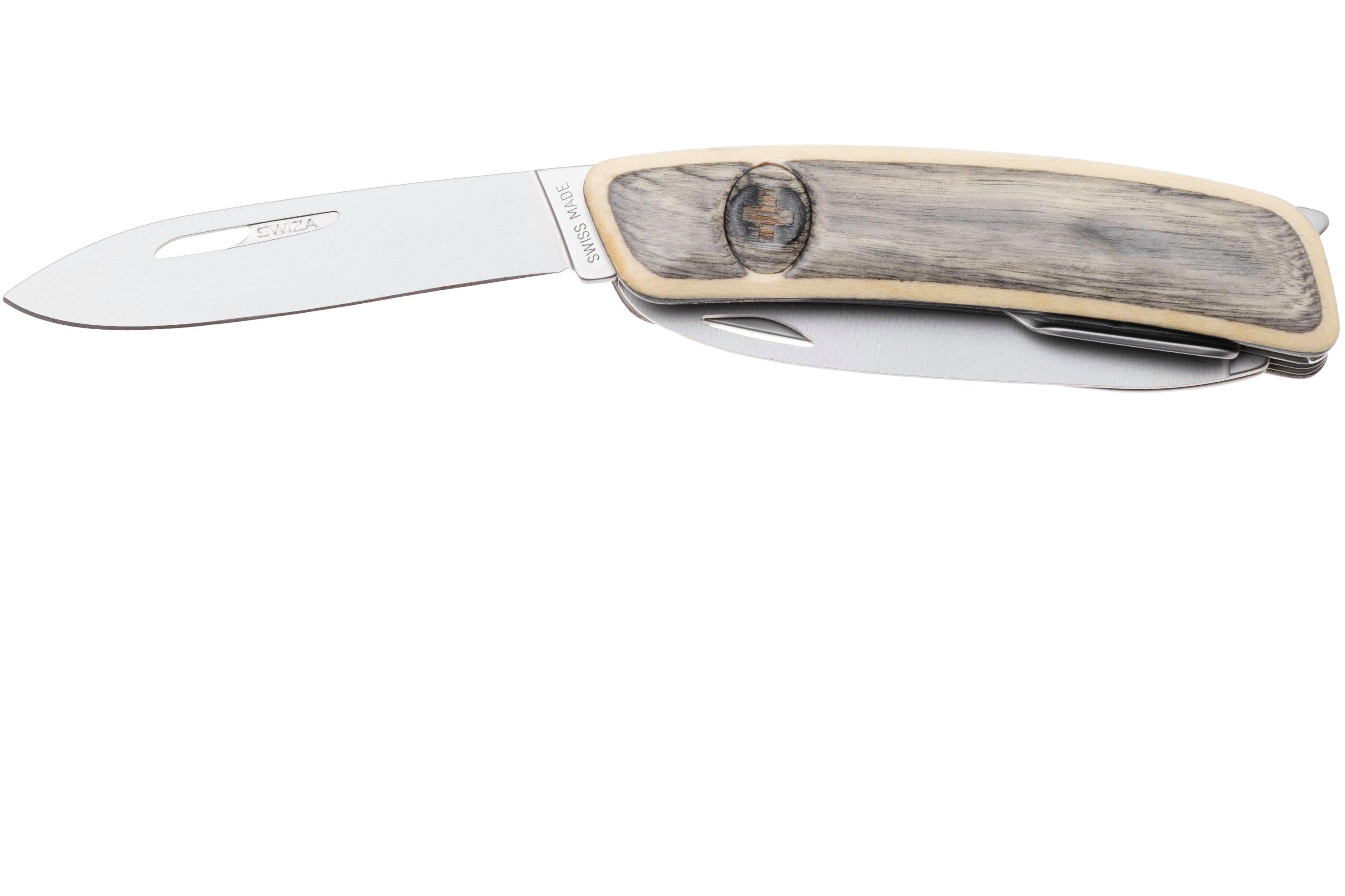 Swiza D05 R AM, KNR.0056.6520, Laminate White, Swiss pocket knife, 7 ...