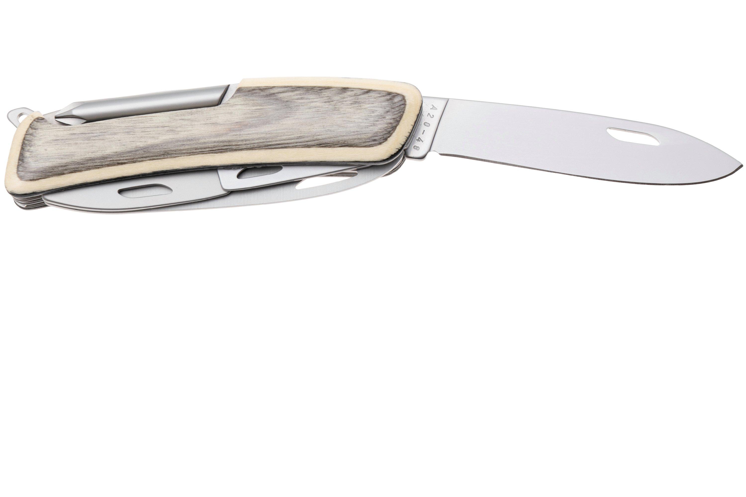 Swiza D06 R AM, KNR.0066.6520, Laminate White, Zwitsers zakmes, 7 tools | Voordelig kopen bij ...