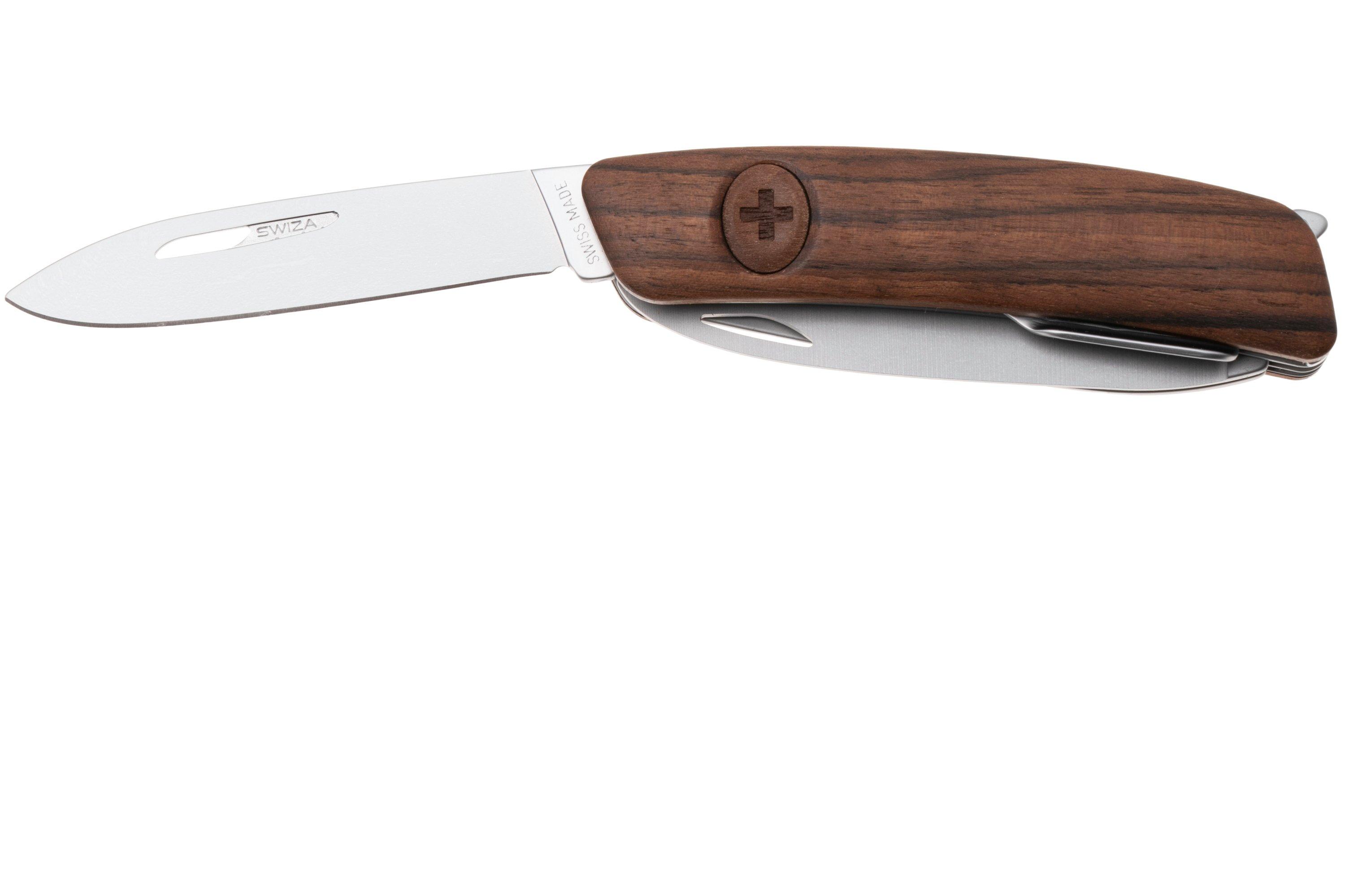 Swiza D06 R AM, KNR.0066.6300, Walnut, Zwitsers zakmes, 7 tools | Voordelig kopen bij ...